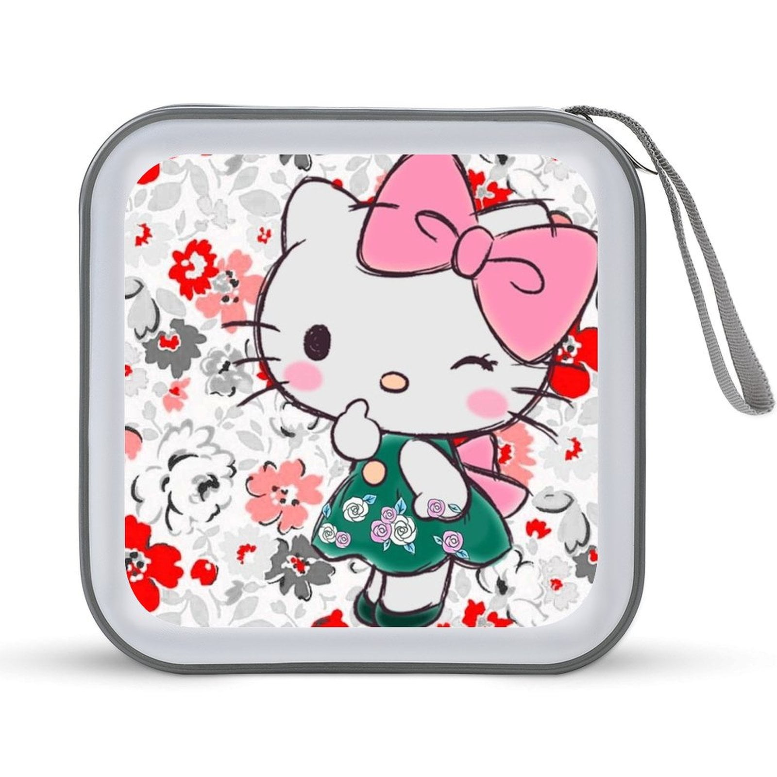 Melody Hello Kitty CD Case, 40 Capacity VCD/DVD Case Holders Wallet ...