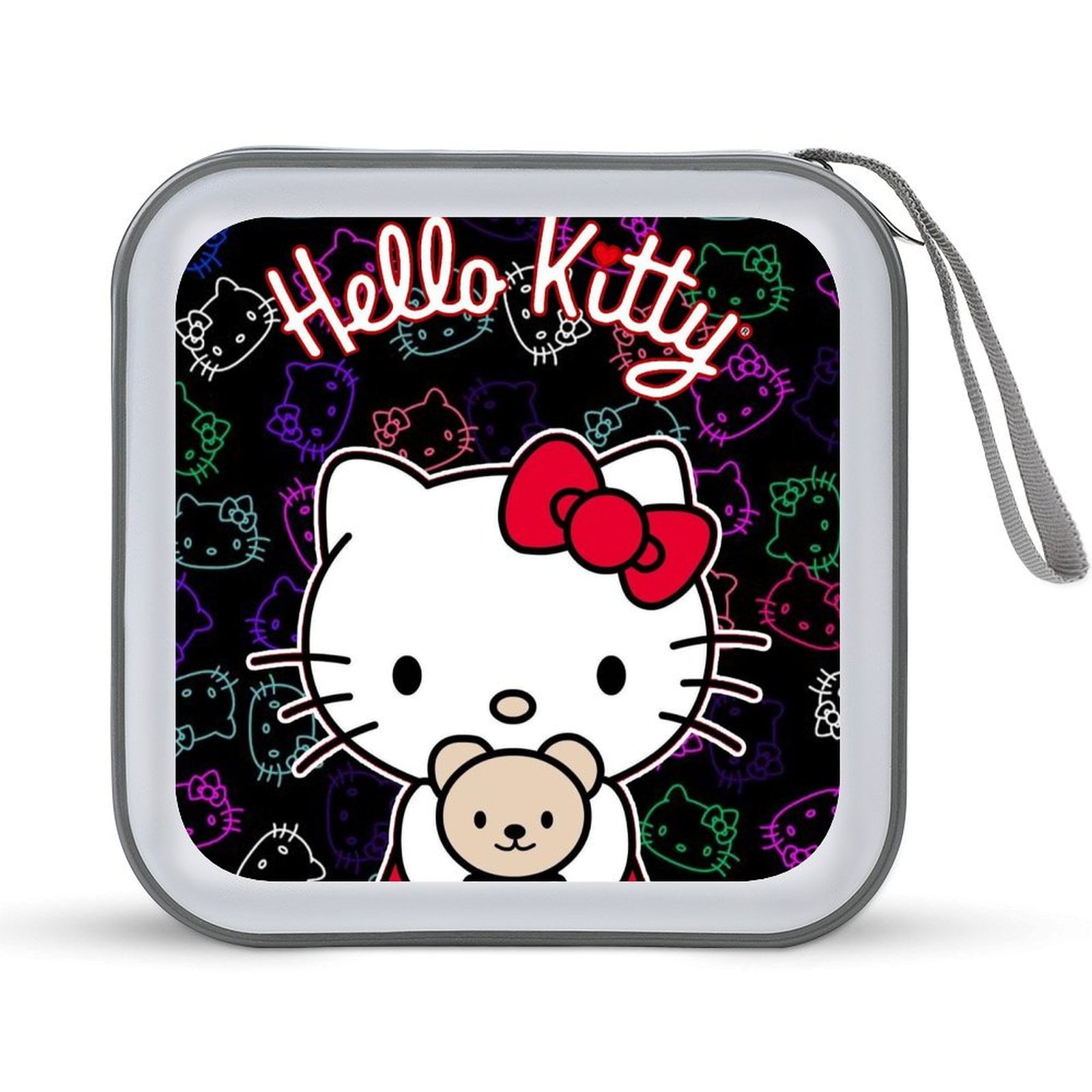 Melody Hello Kitty CD Case, 40 Capacity VCD/DVD Case Holders Wallet ...