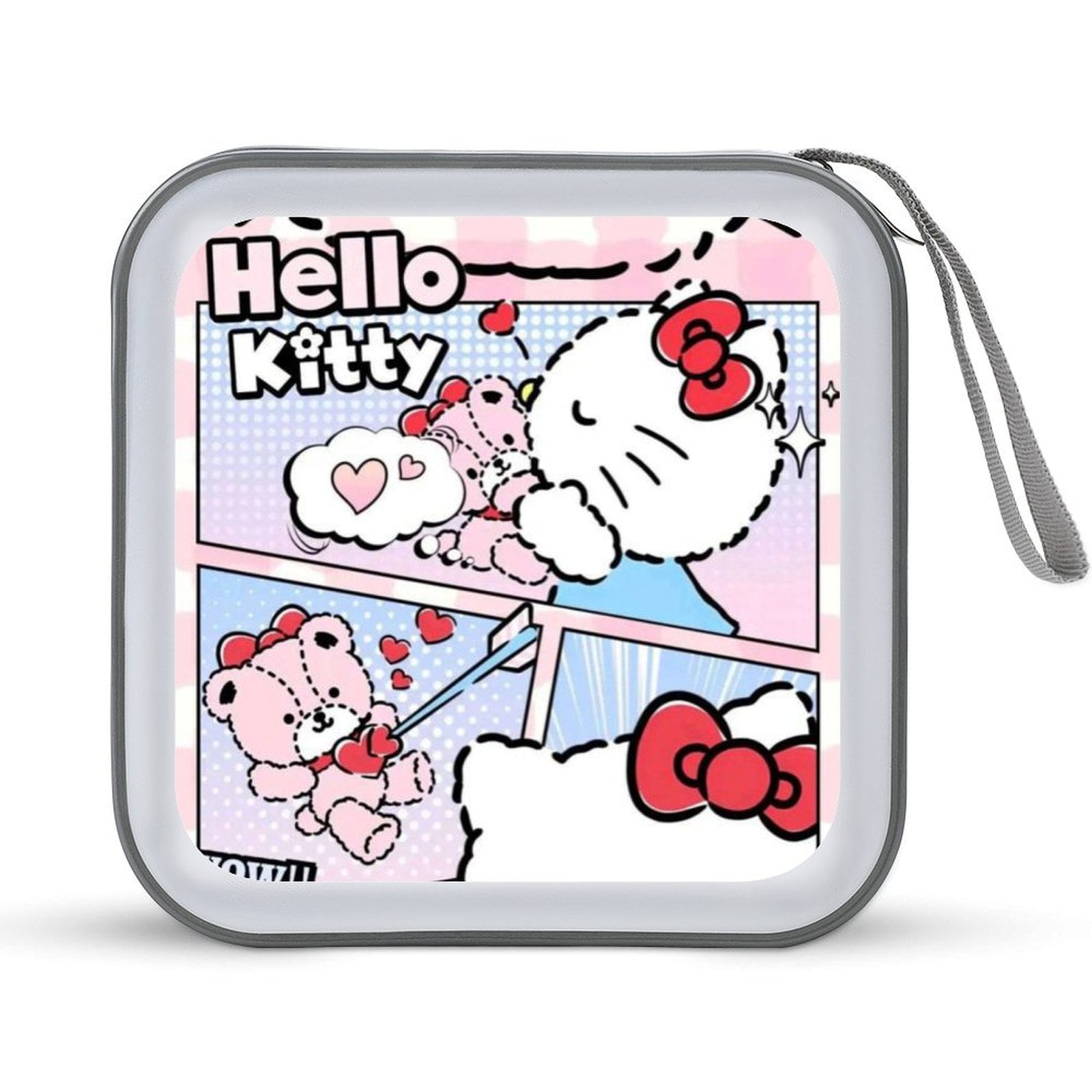 Melody Hello Kitty CD Case, 40 Capacity VCD/DVD Case Holders Wallet ...
