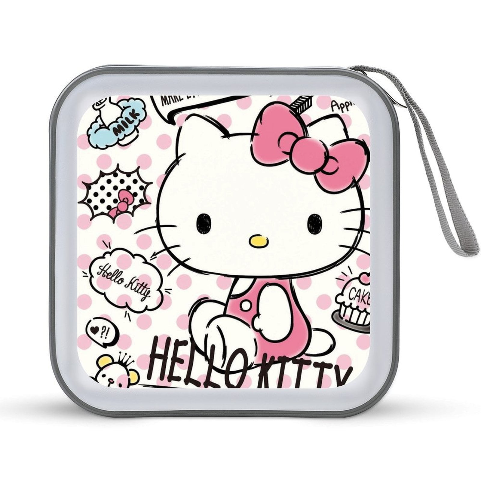 Melody Hello Kitty CD Case, 40 Capacity VCD/DVD Case Holders Wallet ...