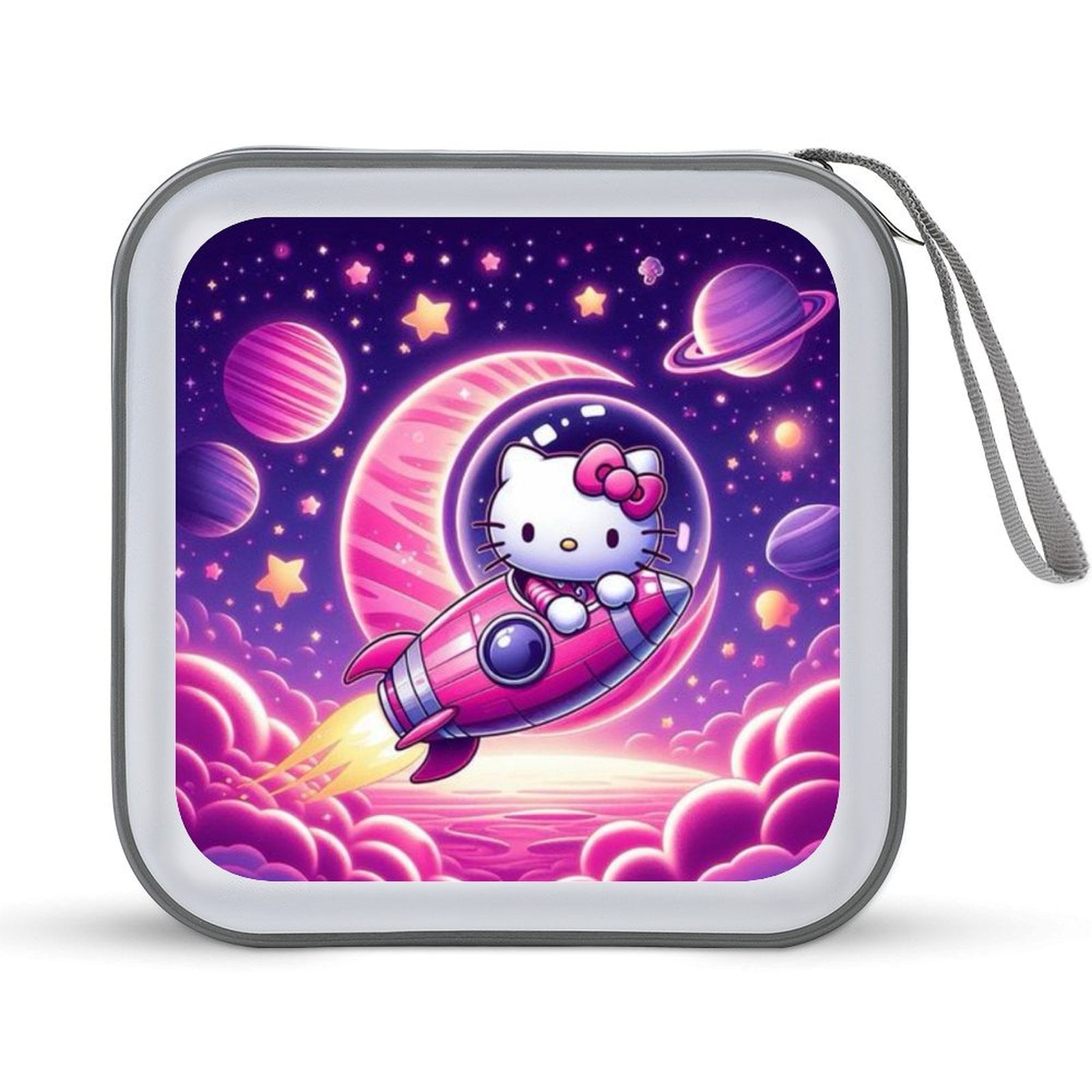 Melody Hello Kitty CD Case, 40 Capacity VCD/DVD Case Holders Wallet ...