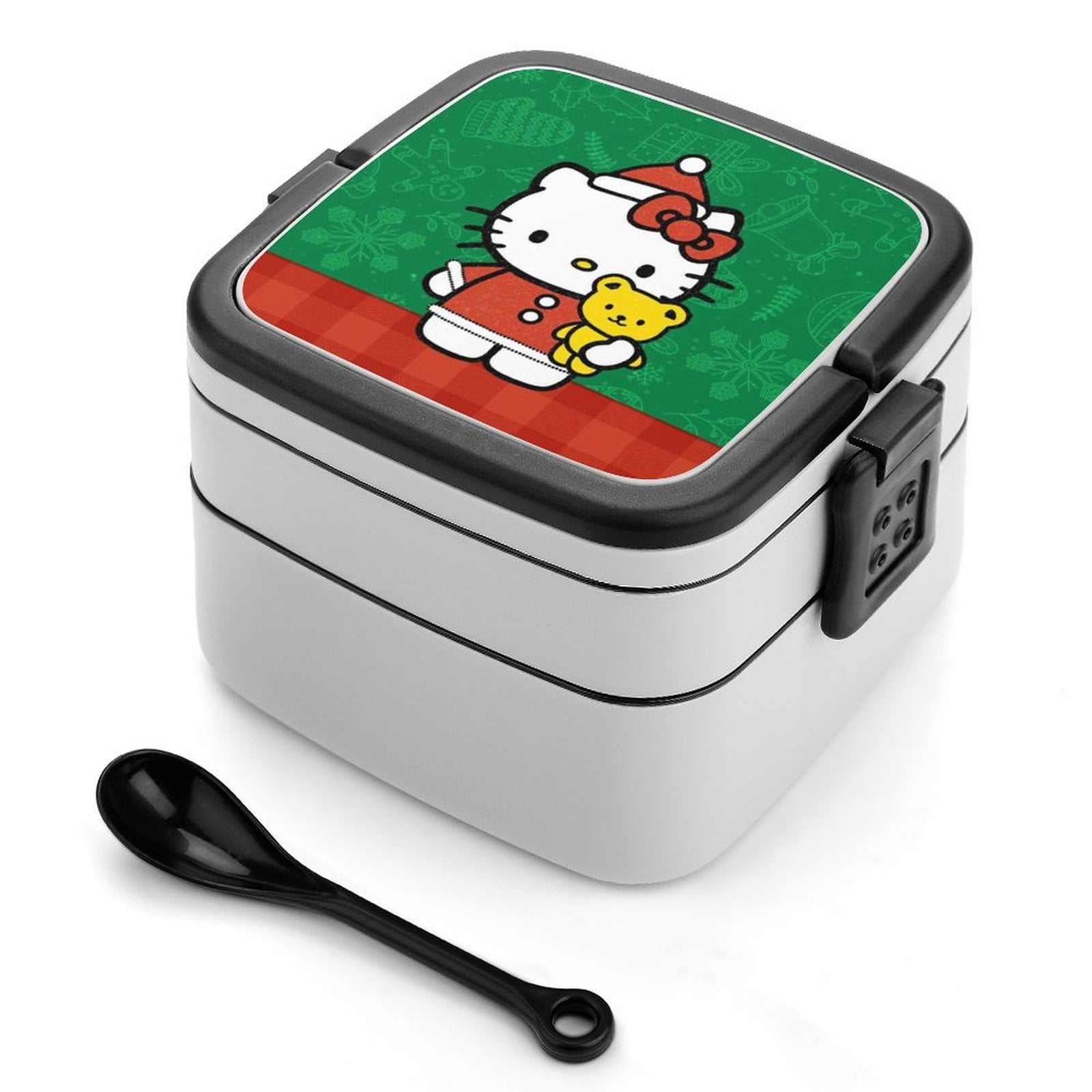 Melody Hello Kitty Lunch Boxes 1000 ML Double Layer Bento Box with ...
