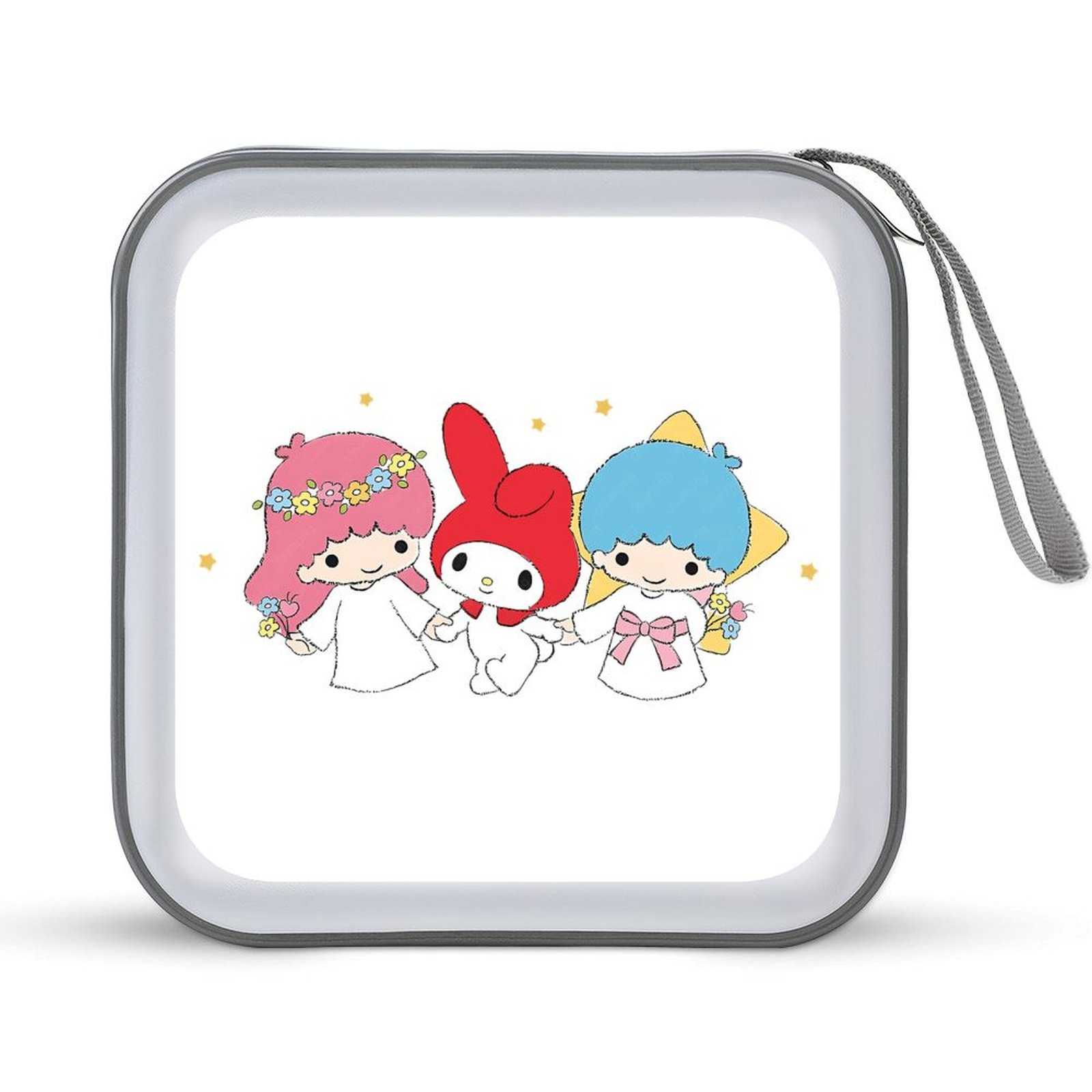 My Melody And Little Twin Stars Friendship 40 Capacity CD Storage Cases ...