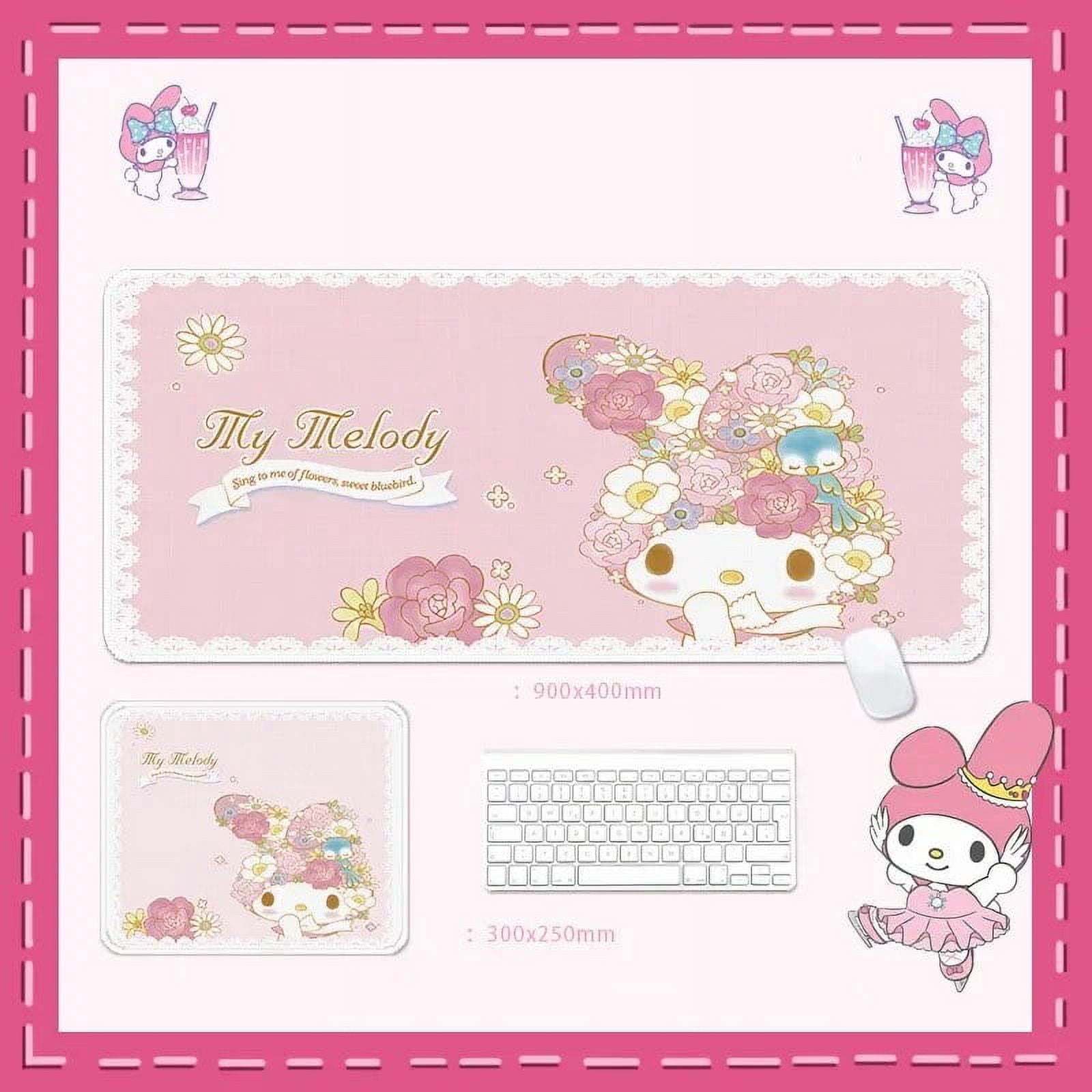 Melody Mouse Pad Animal Cute XXL Lockedge Computer Desk Mat Keyboard ...