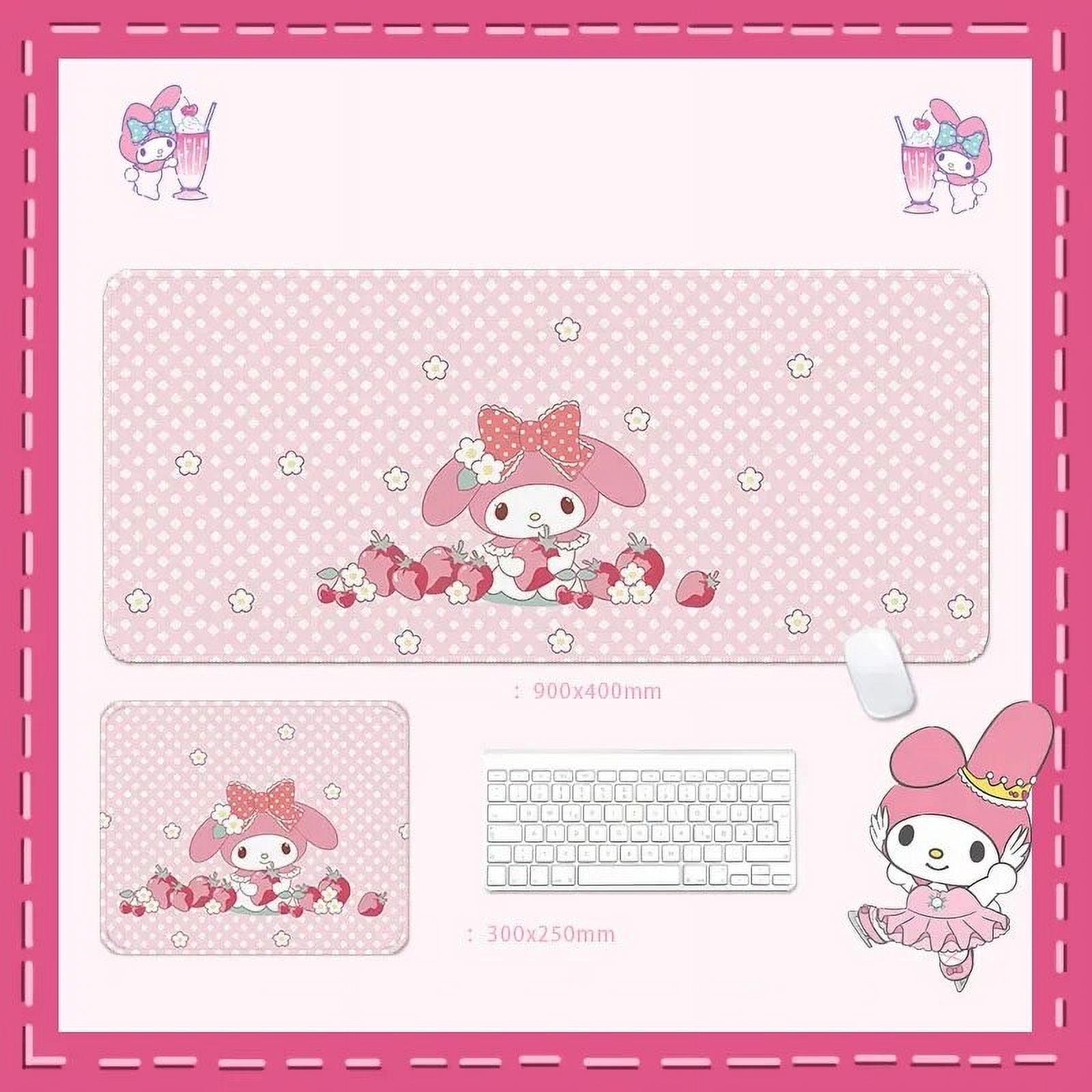 Melody Mouse Pad Animal Cute XXL Lockedge Computer Desk Mat Keyboard ...