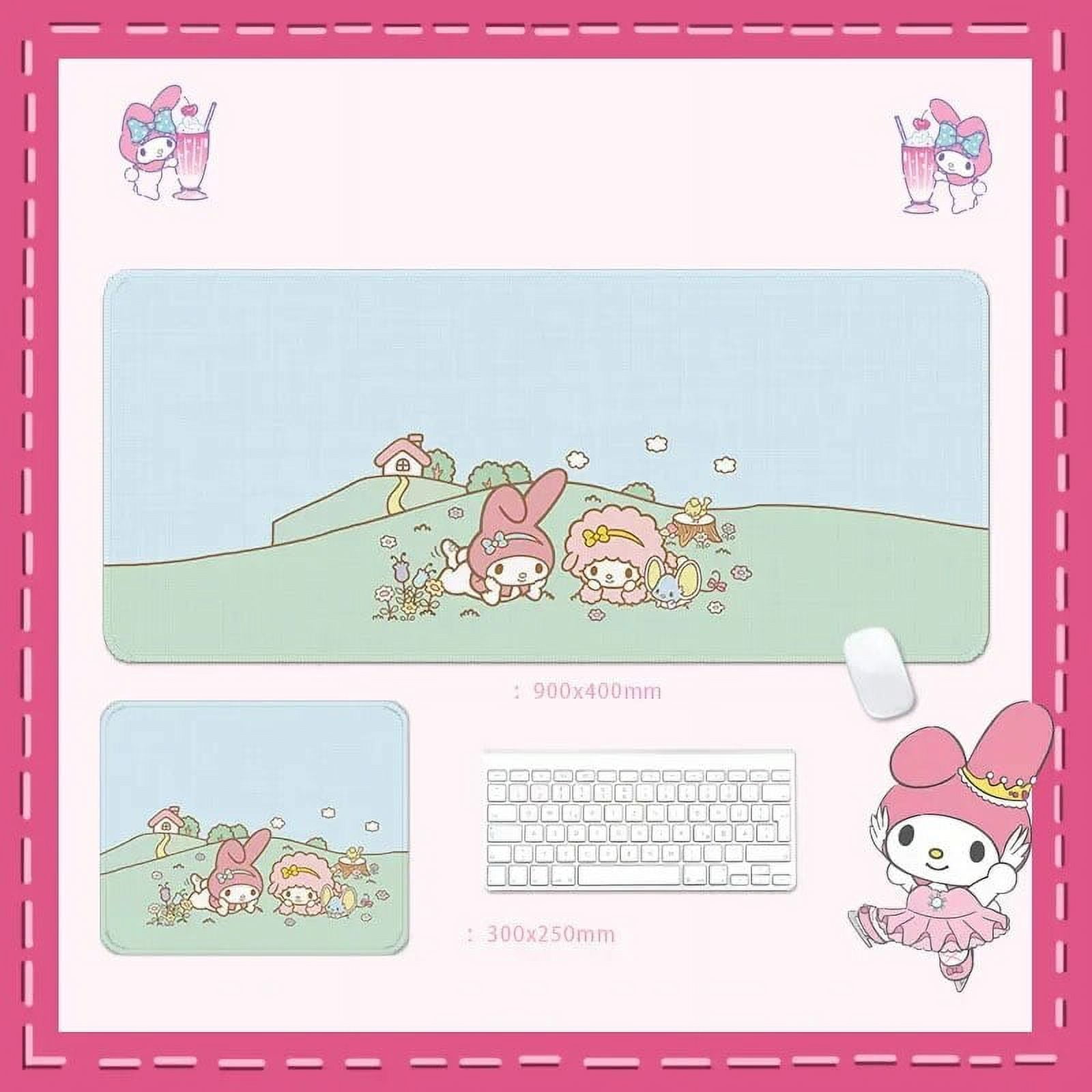 Melody Mouse Pad Animal Cute XXL Lockedge Computer Desk Mat Keyboard ...
