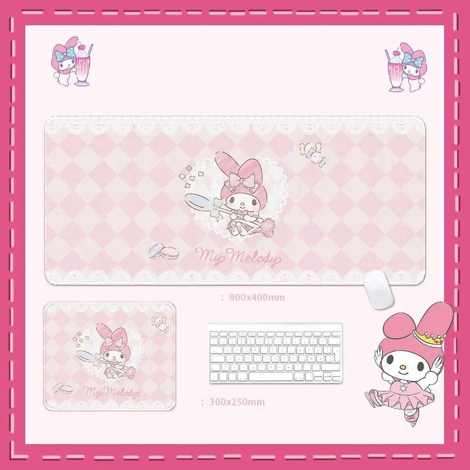 Melody Mouse Pad Animal Cute XXL Lockedge Computer Desk Mat Keyboard ...
