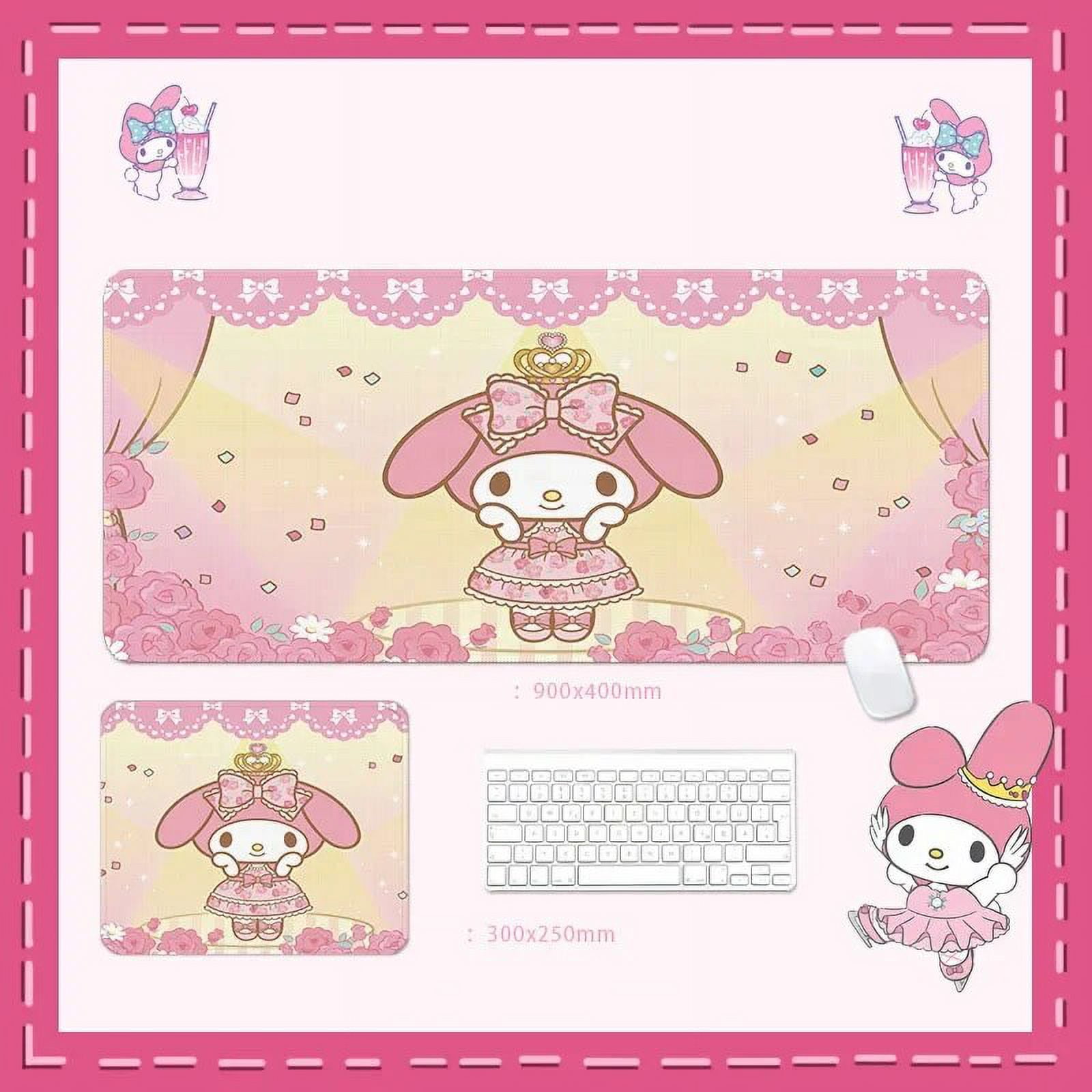 Melody Mouse Pad Animal Cute XXL Lockedge Computer Desk Mat Keyboard ...