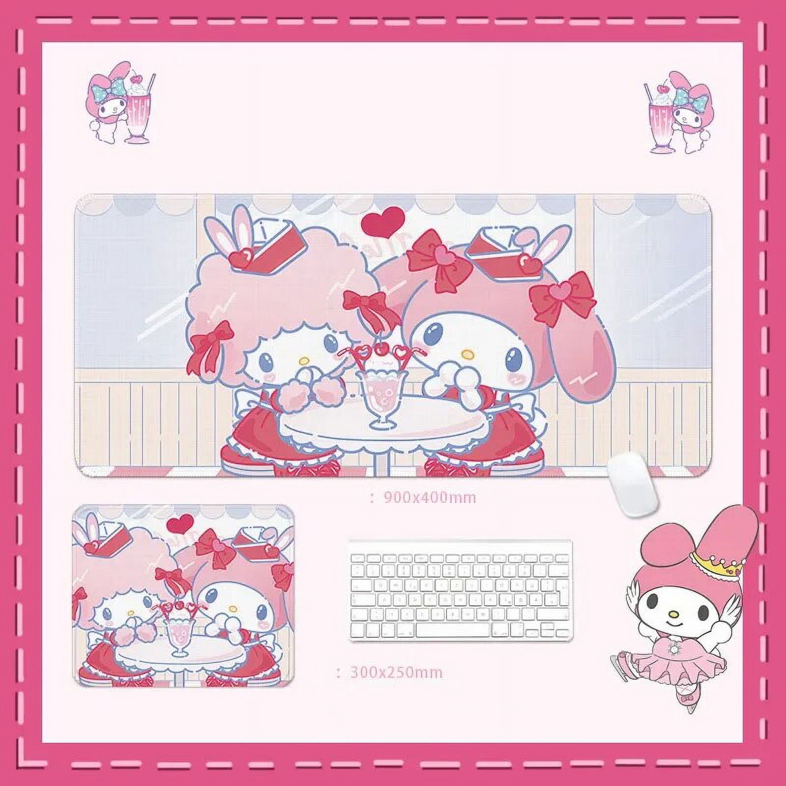 Melody Mouse Pad Animal Cute XXL Lockedge Computer Desk Mat Keyboard ...