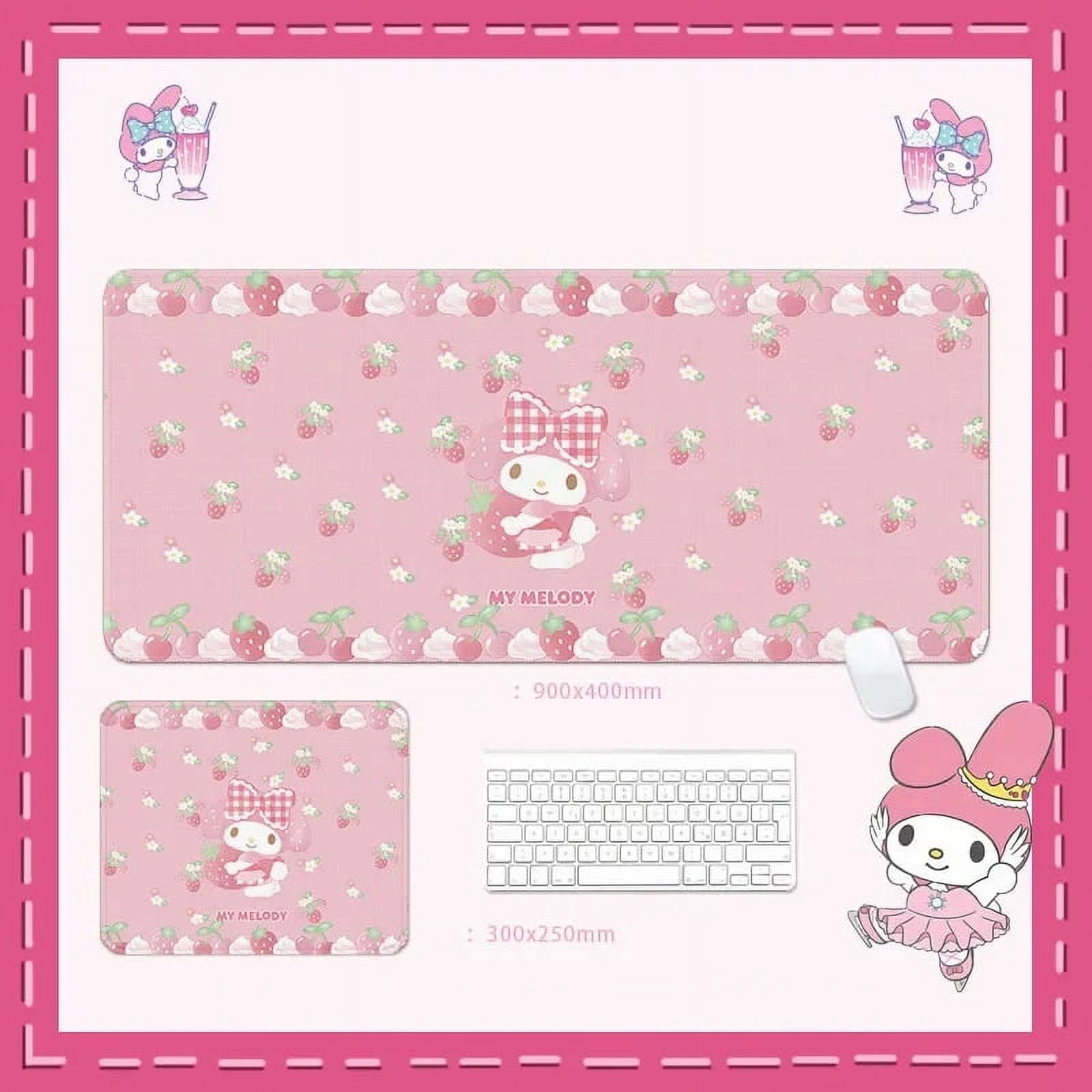 Melody Mouse Pad Animal Cute XXL Lockedge Computer Desk Mat Keyboard ...