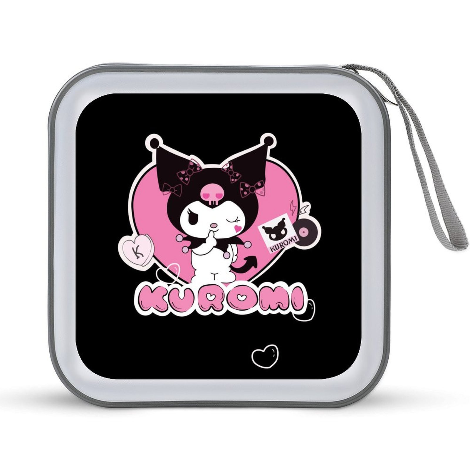 Melody Sanrio Kuromi 40 Capacity CD Cases, Large DVD/VCD Storage Box ...