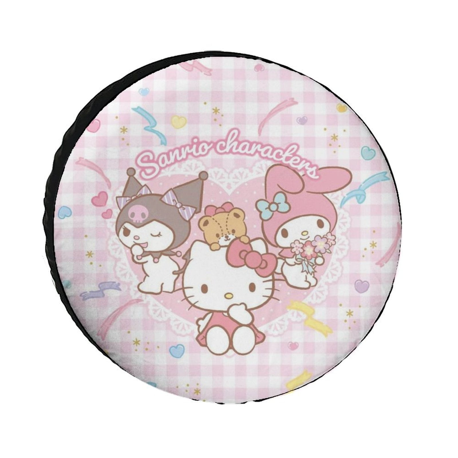 Melody Sanrio Kuromi And Friends Waterproof Oxford Tire Covers, Spare Wheel Automotive ...