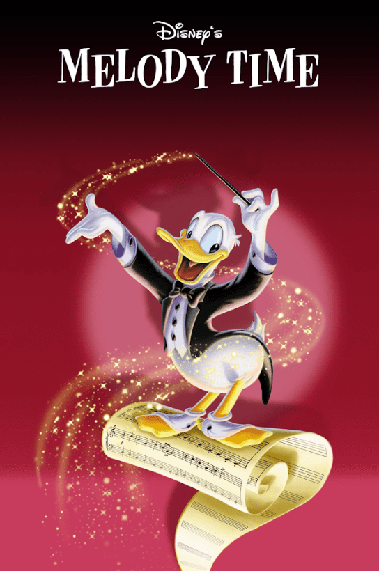 Melody Time (1948) 24x36 Movie Poster, Disney Animated Classic, Rare ...