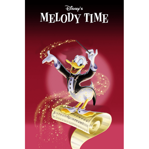 Melody Time (1948) 24x36 Movie Poster, Disney Animated Classic, Rare ...