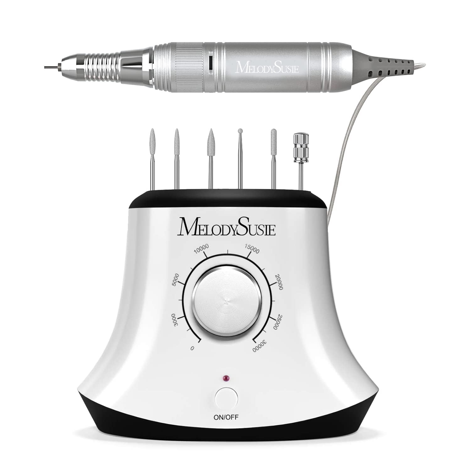 MelodySusie 30000 RPM Professional Nail Drill Scarlet, SC320I Portable ...