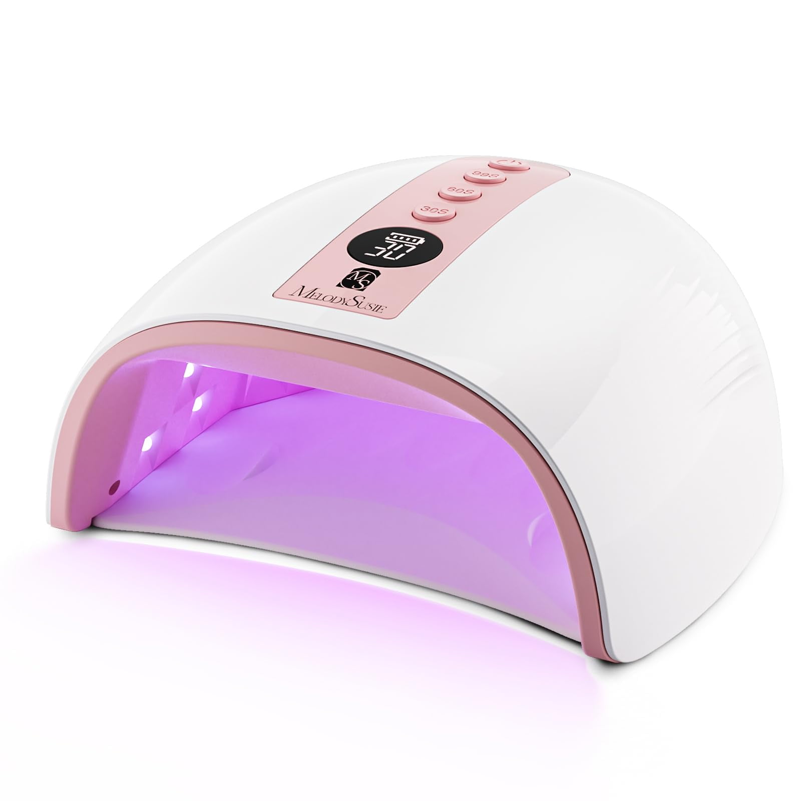 MelodySusie Cordless UV Nail AIF9 Lamp with 3 Timers & Smart Sensor, P ...
