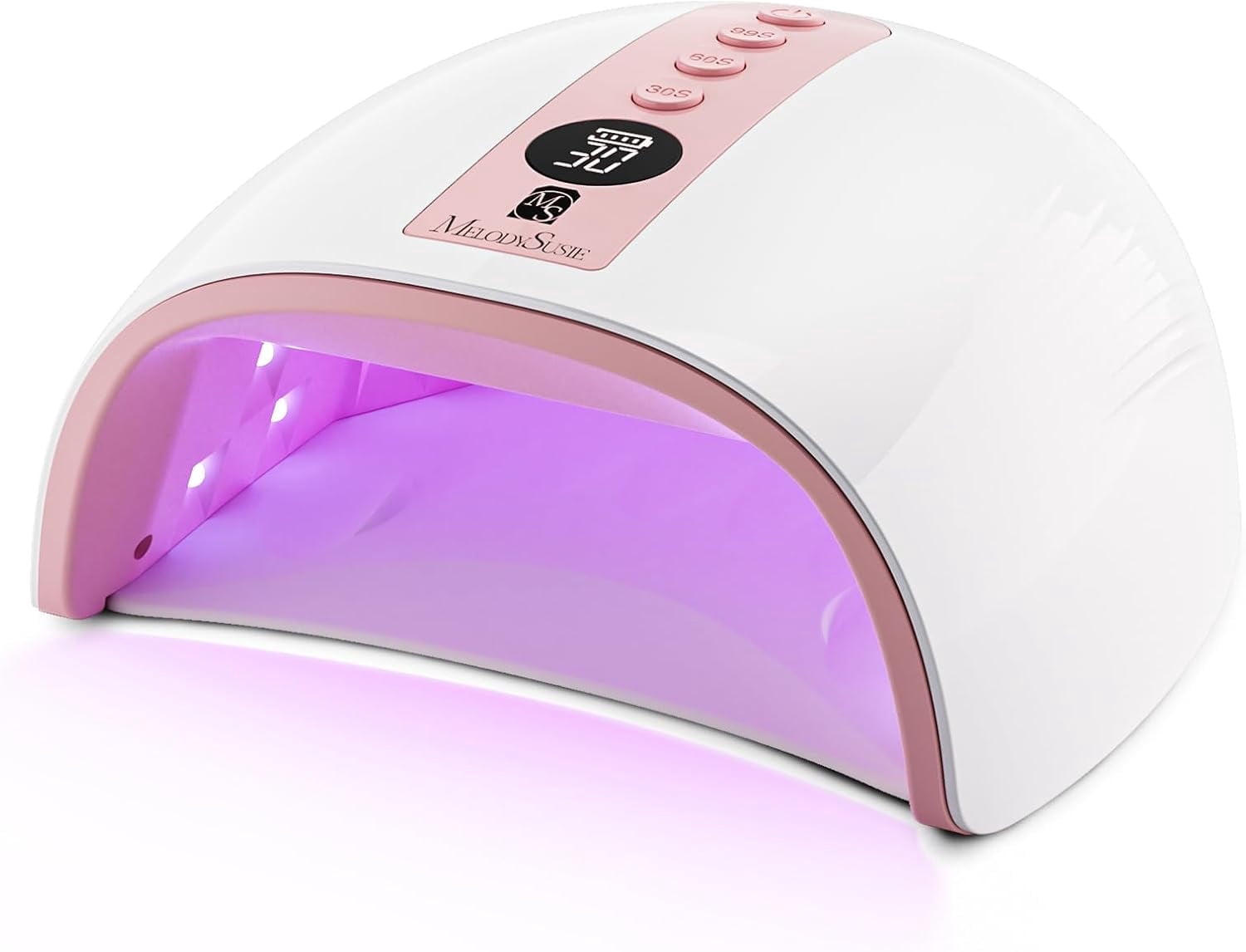 MelodySusie Rechargeable UV LED Nail Lamp, PLUS30G Cordless UV Nail ...