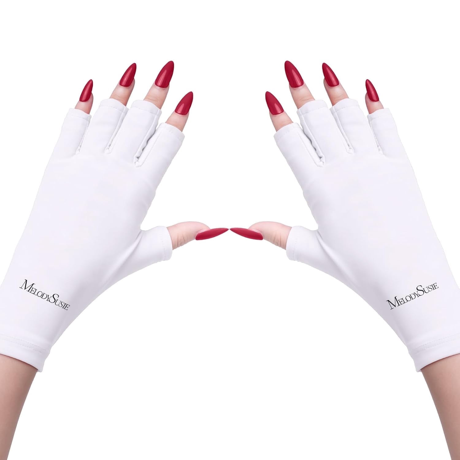MelodySusie UV Gloves for Gel Nail Lamp, Professional UPF50+ UV ...