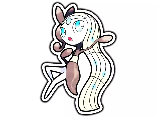Meloetta Aria Form Waterproof Sticker Phone Decal Water Bottle Stickers ...