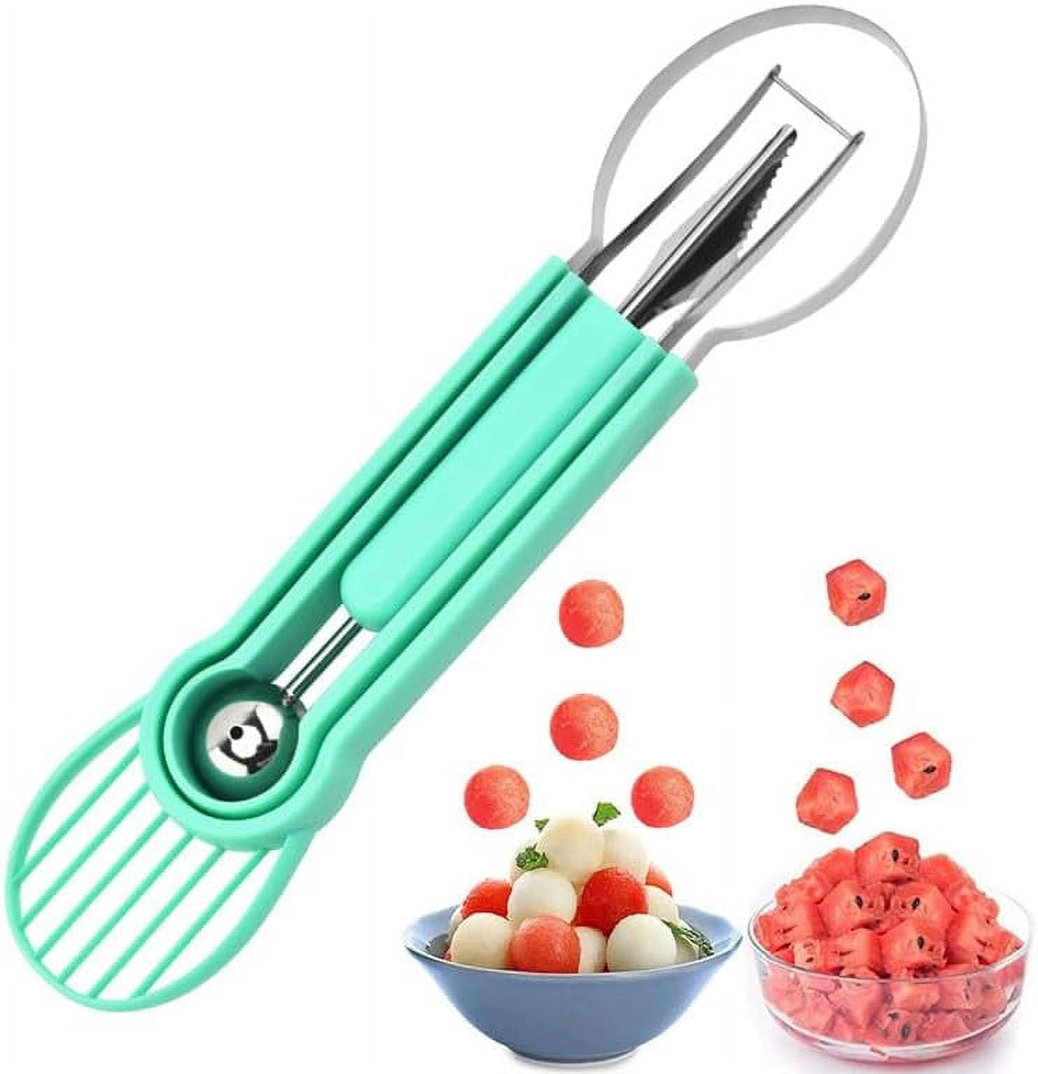 Melon Baller Scoop Set, 5 in 1 Fruit Cutters Shapes, Stainless Steel ...