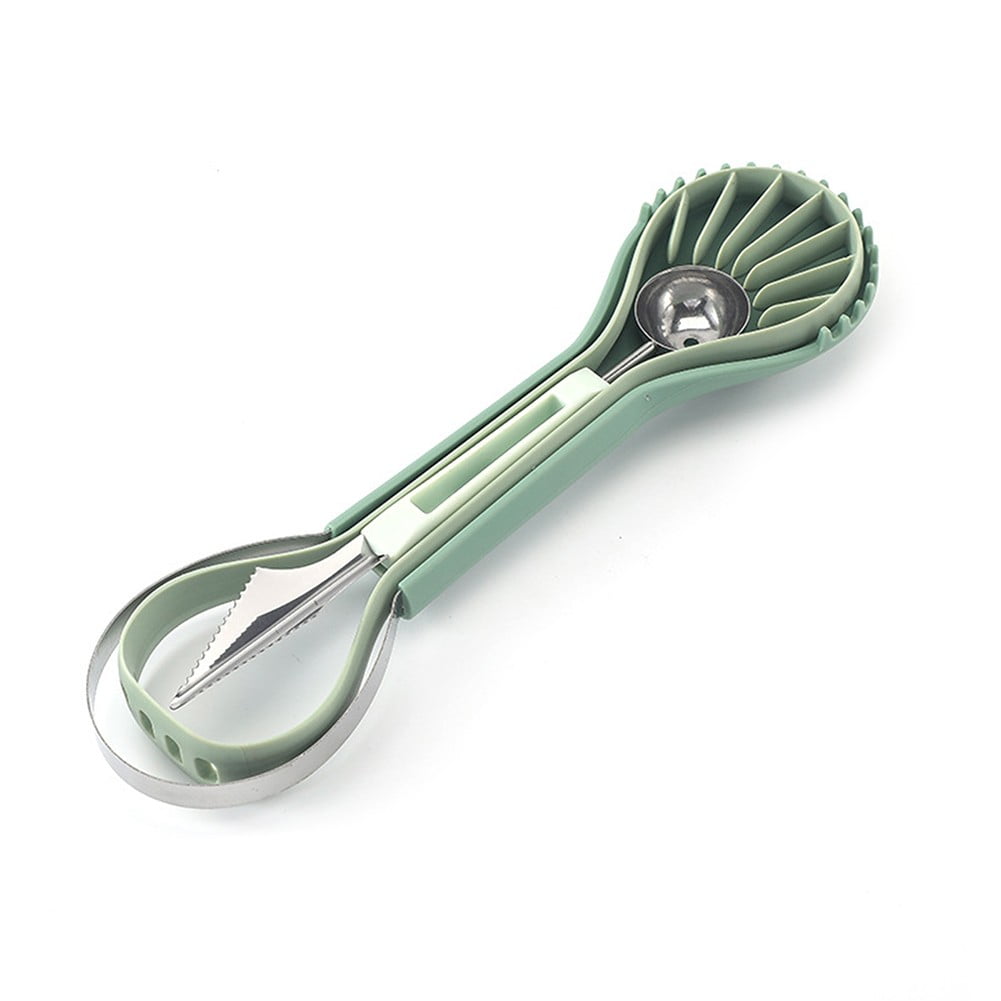Melon Baller Scoop Set - 6 In 1,Stainless Steel Fruit Cutter,Remover ...