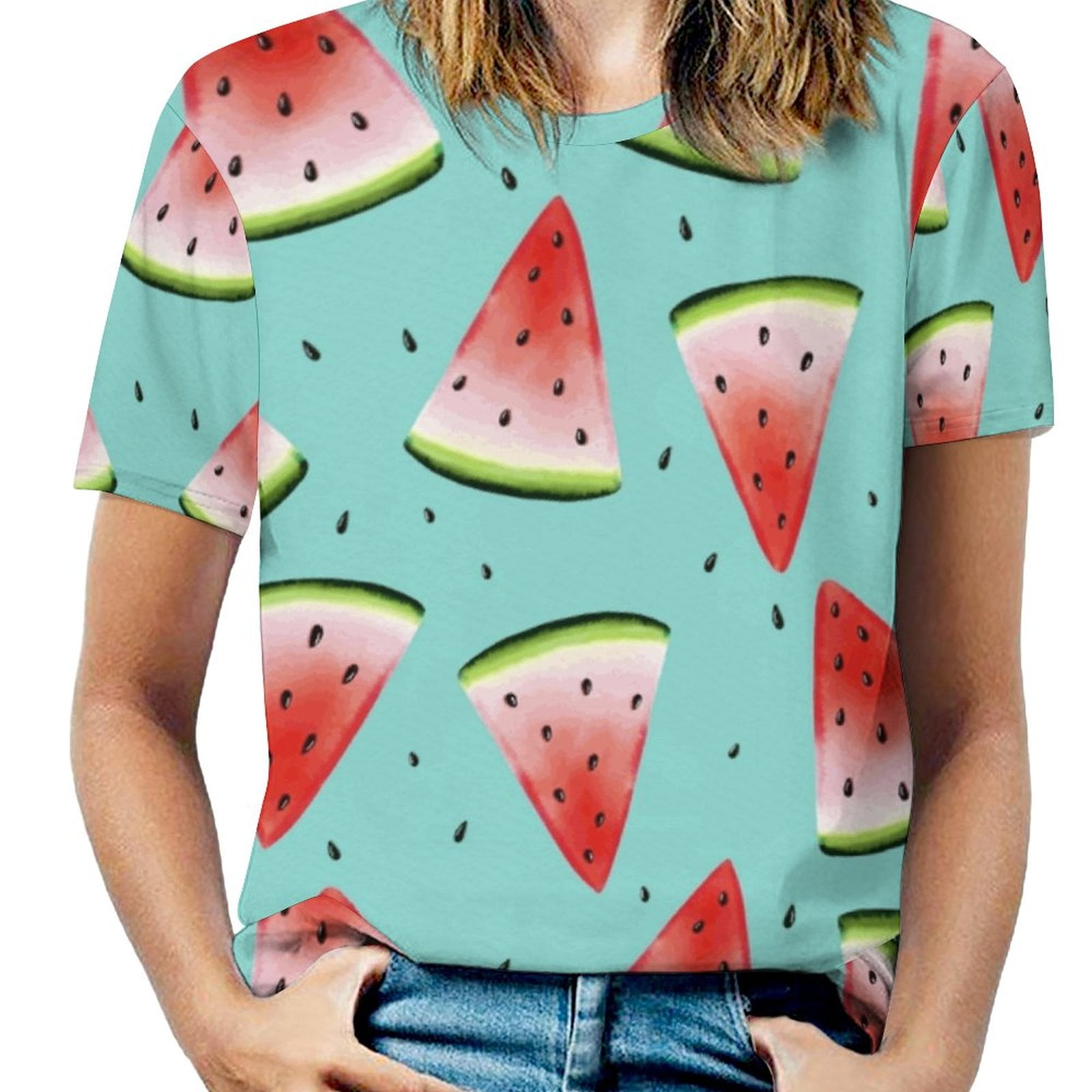 Melon Dance : Summer Patterns And Melon Sticker Set Women Zipper Sexy ...