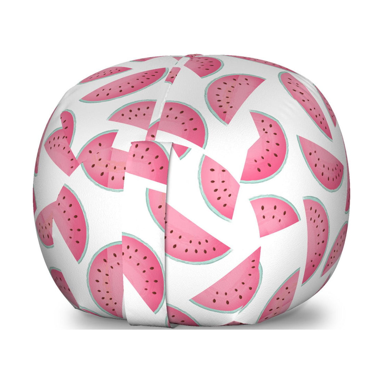 Melon Storage Toy Bag Chair, Simple Watermelon Slices in Pastel Colors ...