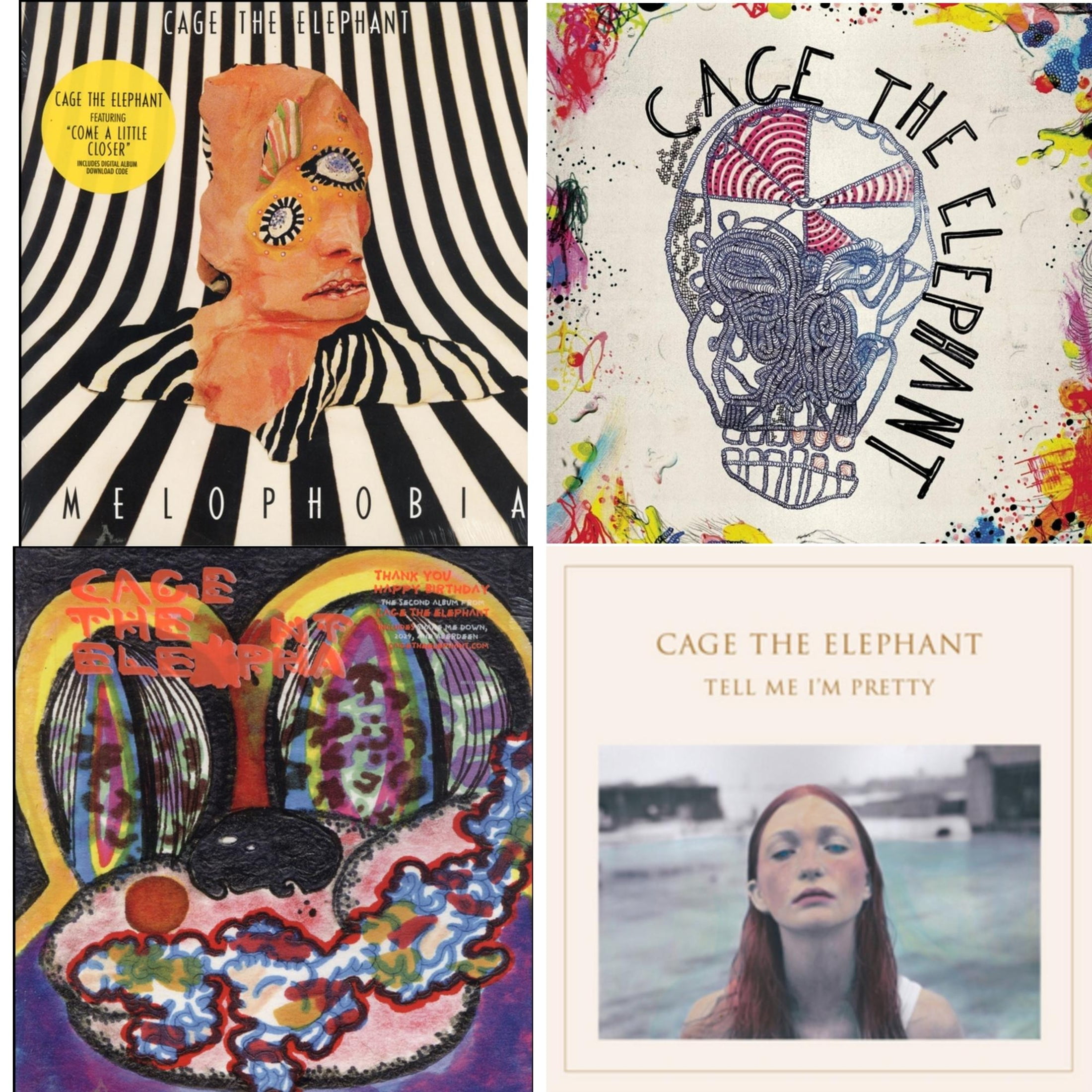 Melophobia (180G/Dl Card) & Cage The Elephant (180G) & Thank You Happy ...