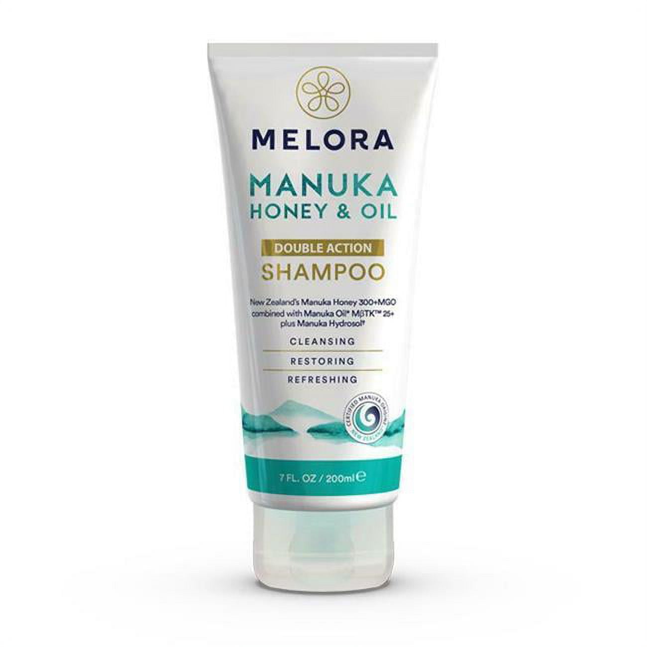 Melora 89420 7 oz Double Action Manuka Honey & Oil Shampoo - Walmart.com
