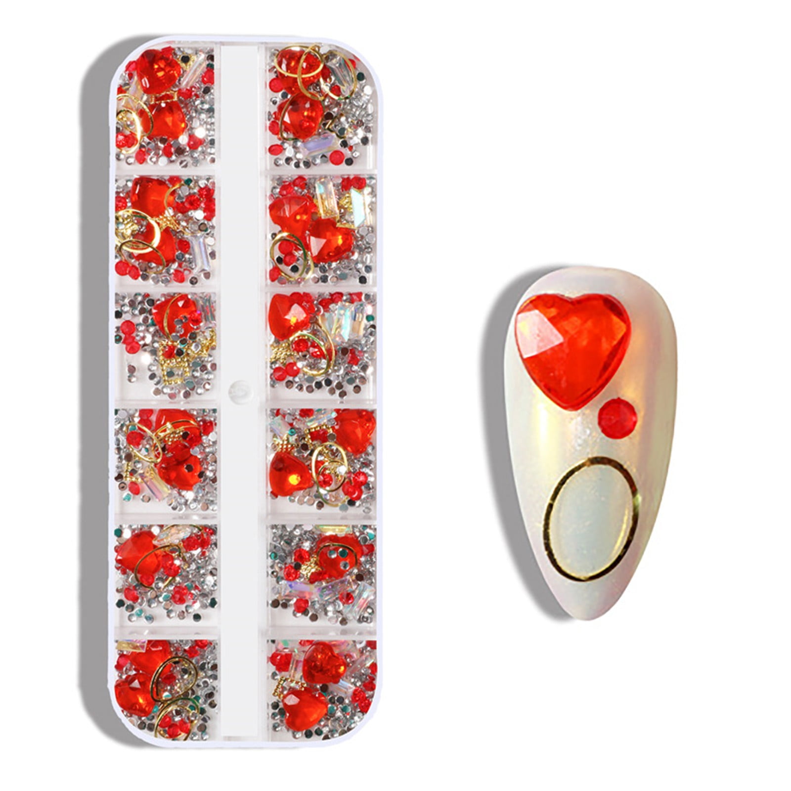 Melotizhi Fingernail Stickers Of Various Sizes And Styles Shiny Charm ...