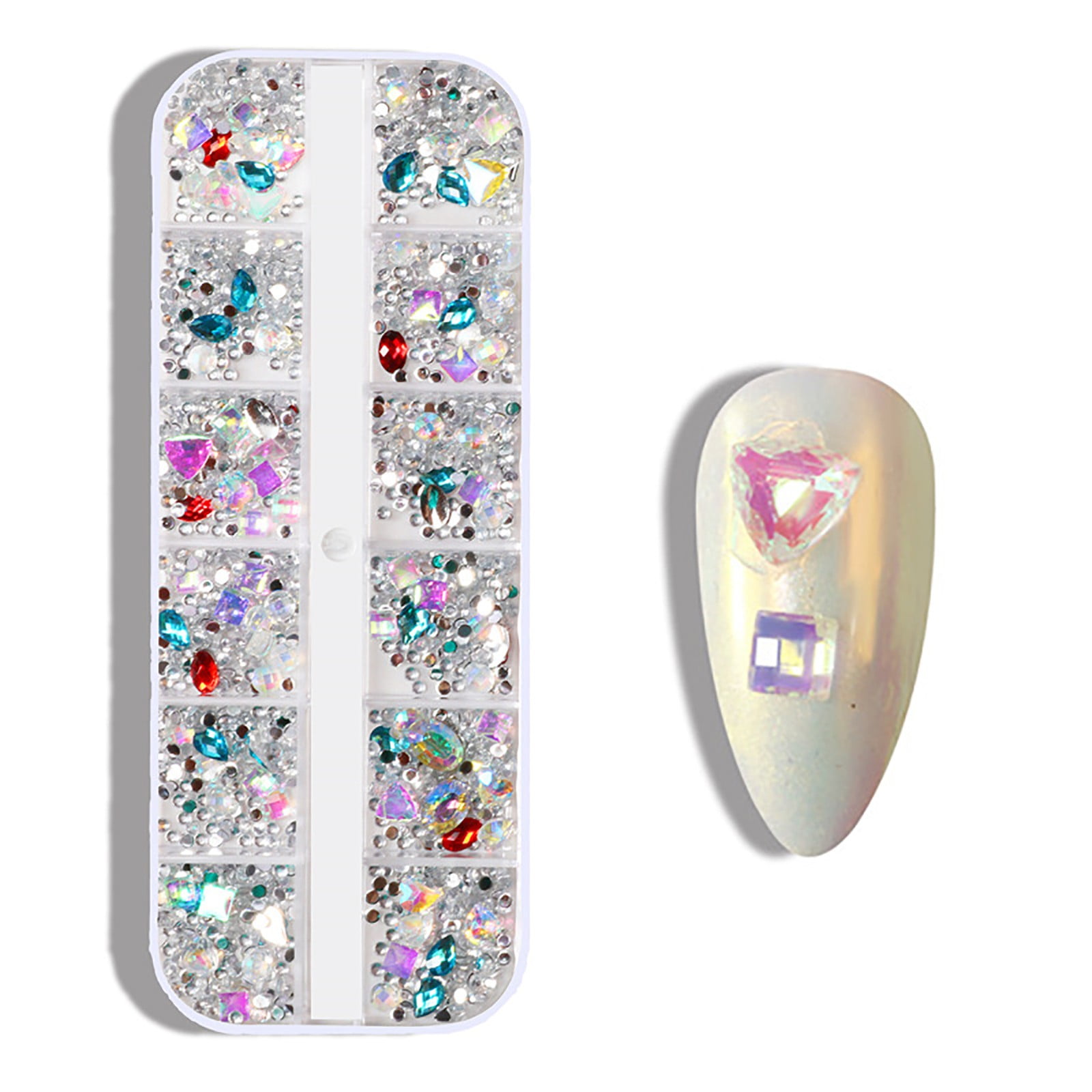 Melotizhi Fingernail Stickers Of Various Sizes And Styles Shiny Charm ...