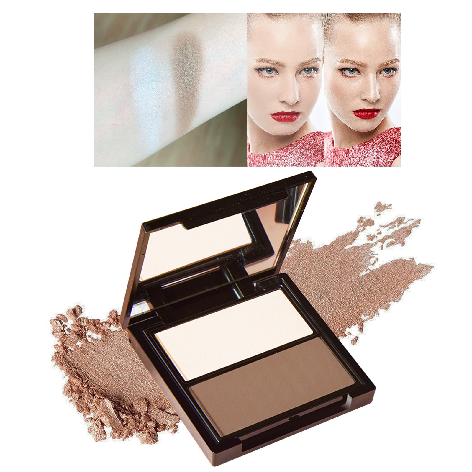 Melotizhi Highlighter Powder Makeup Palette Facial Bronzers ...
