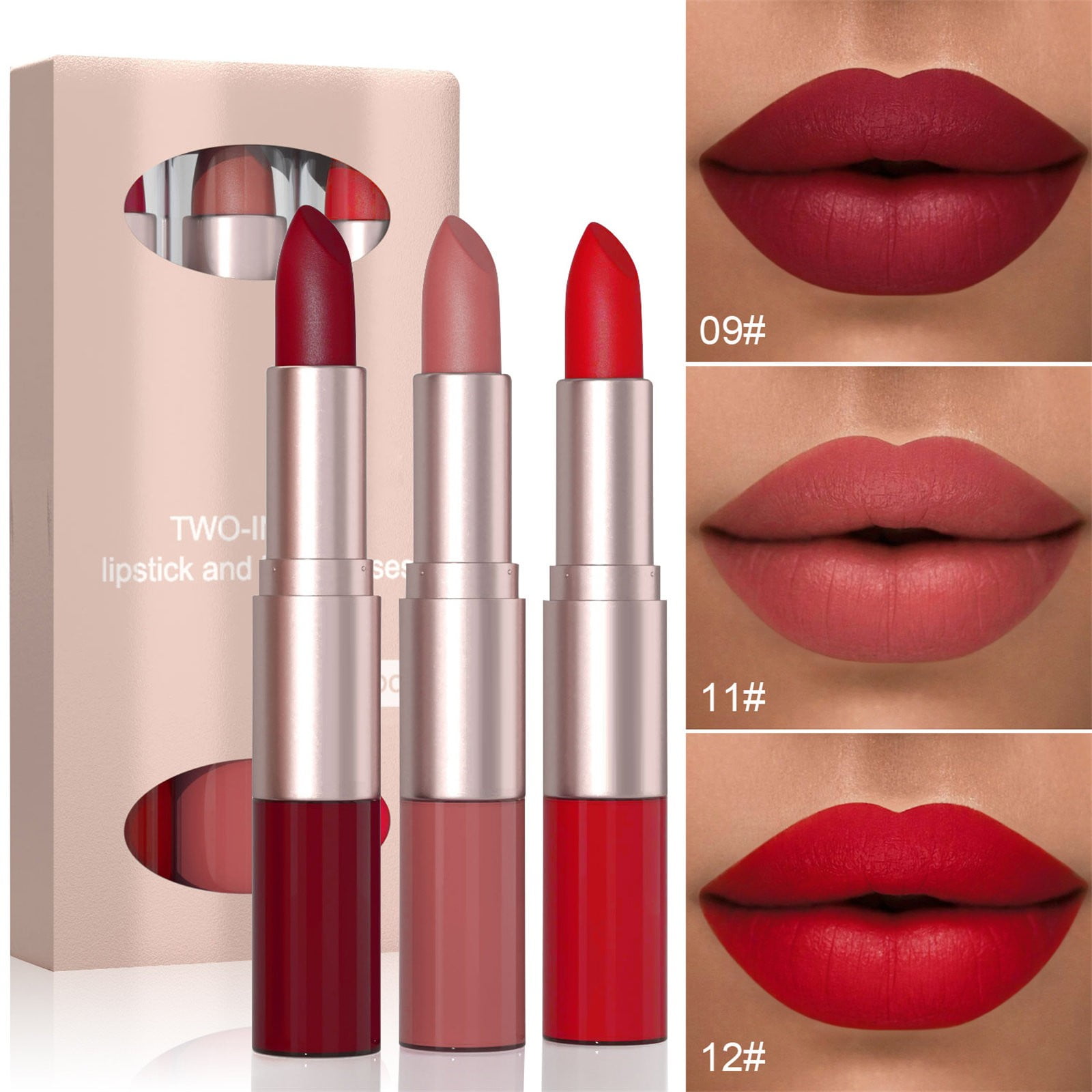 Melotizhi Matte Liquid Lipstick Long Lasting Waterproof Lipgloss Lip