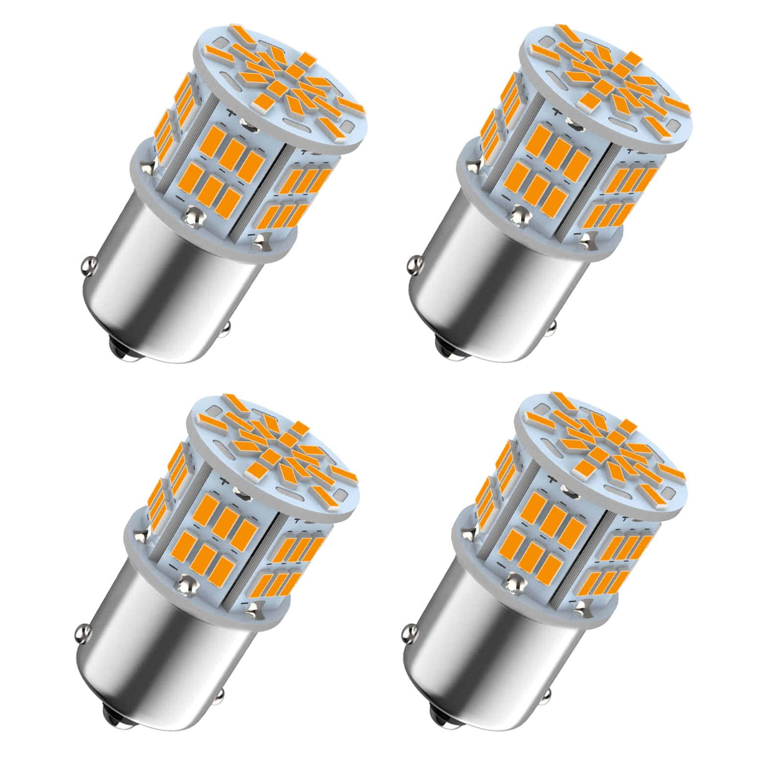 Melphan-Auto 1156 Bulb Amber MSF2 Yellow, 1141 1003 BA15S 12V-24V 54 ...