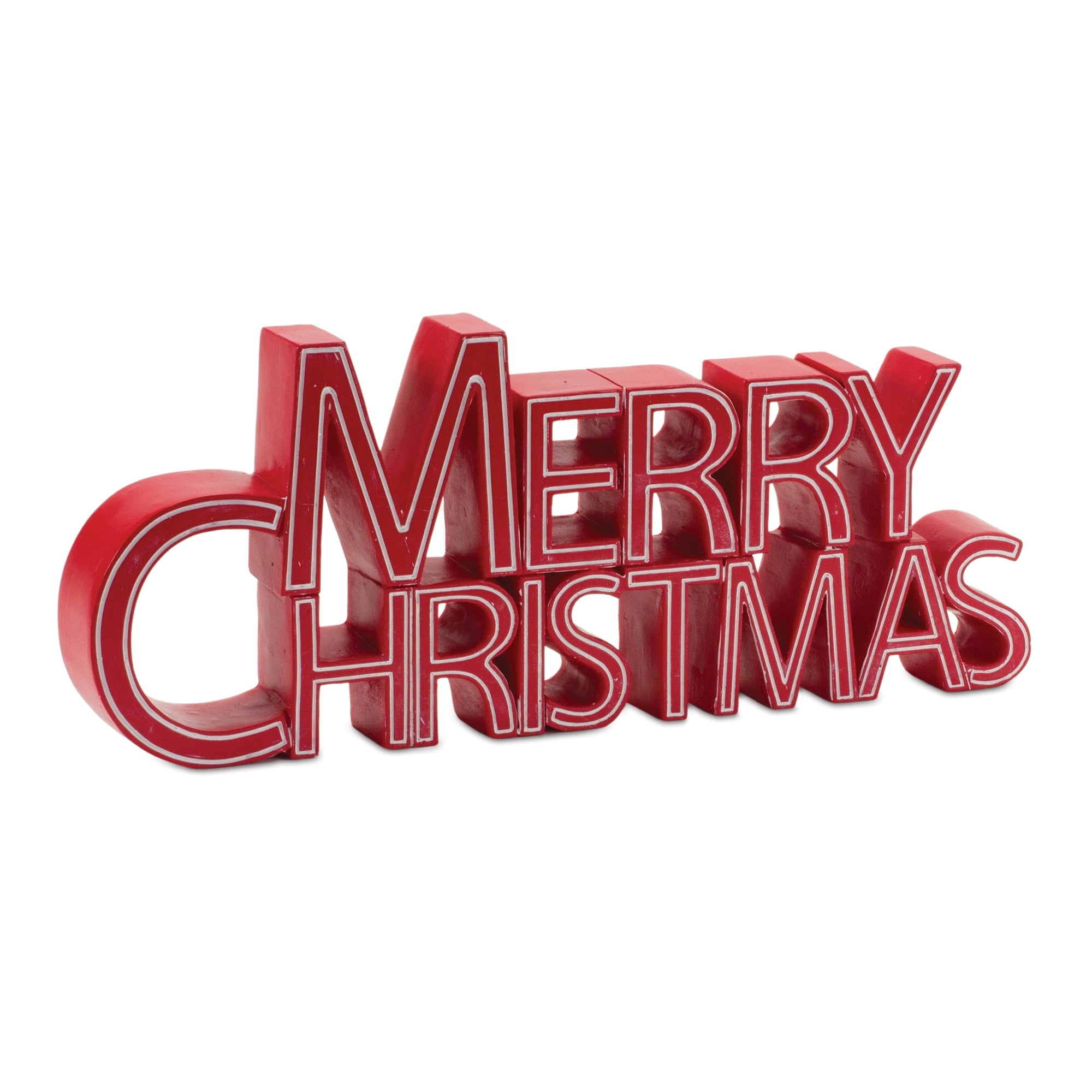 Melrose 11" Merry Christmas Decorative Tabletop Sign - Walmart.com