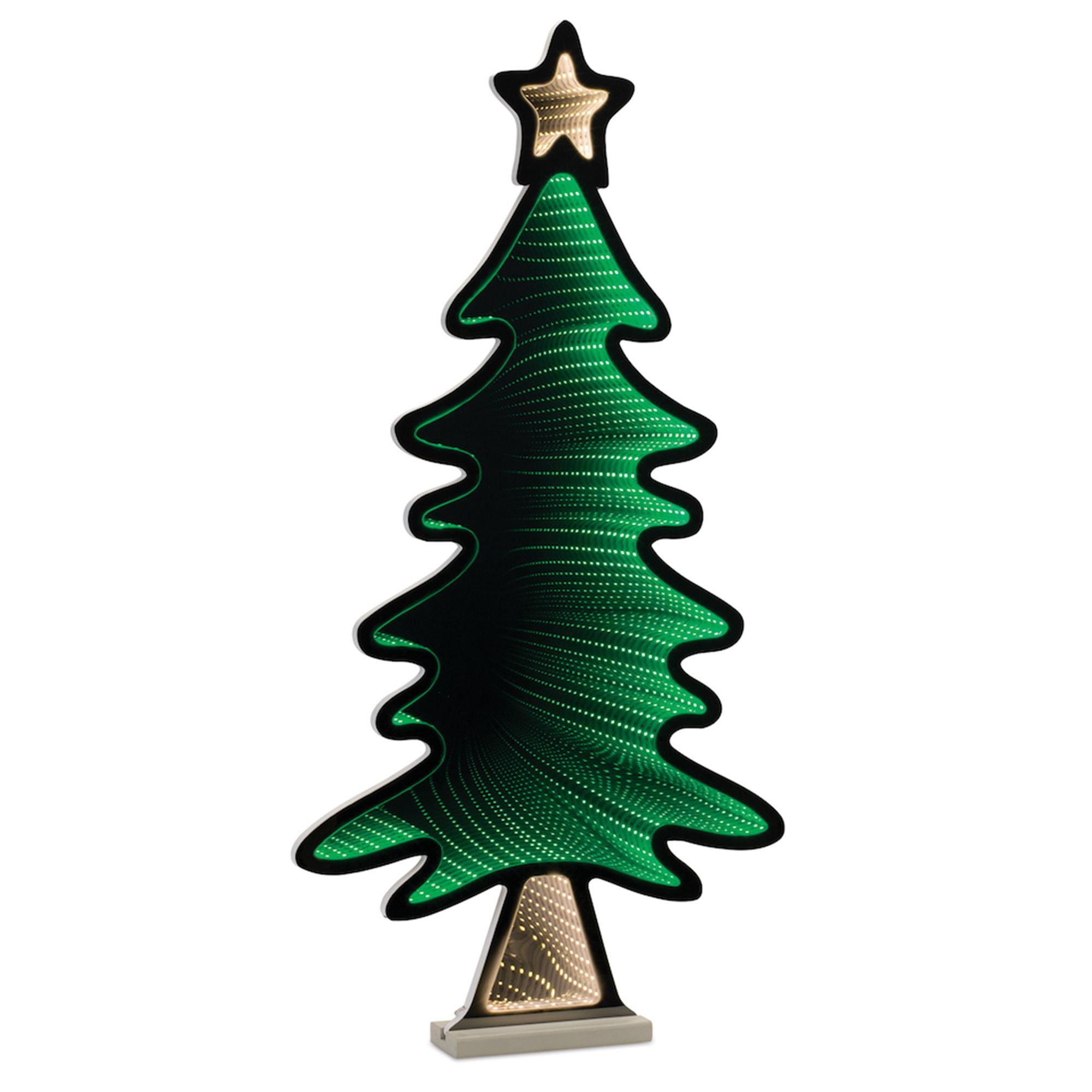 Melrose 37.5" Christmas Tree with Star Infinity Light - Walmart.com
