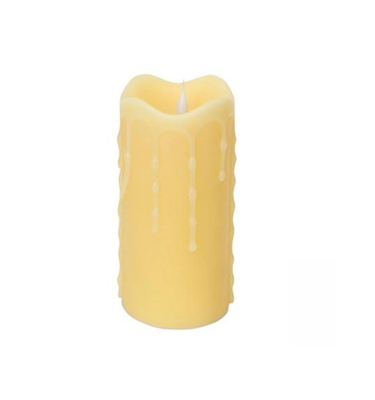 Melrose 5.25" Simplux Dripping Wax LED Lighted Flameless Candle - Ivory ...