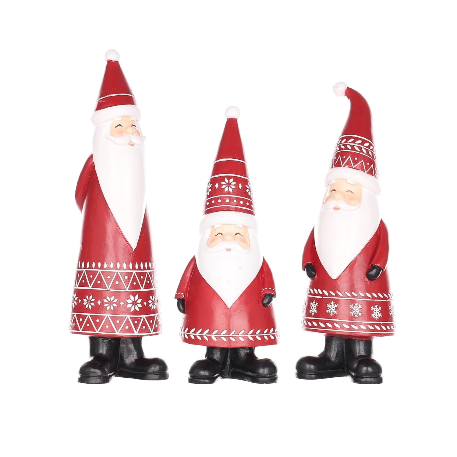 Melrose 86363 Santa, Set of 3, Resin - Walmart.com