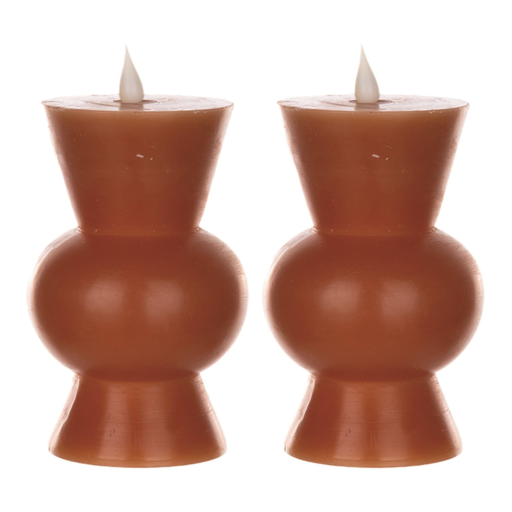 Melrose 87685 Simplux LED Designer Candle, 3.5" x 5.5"H, Wax/Plastic ...