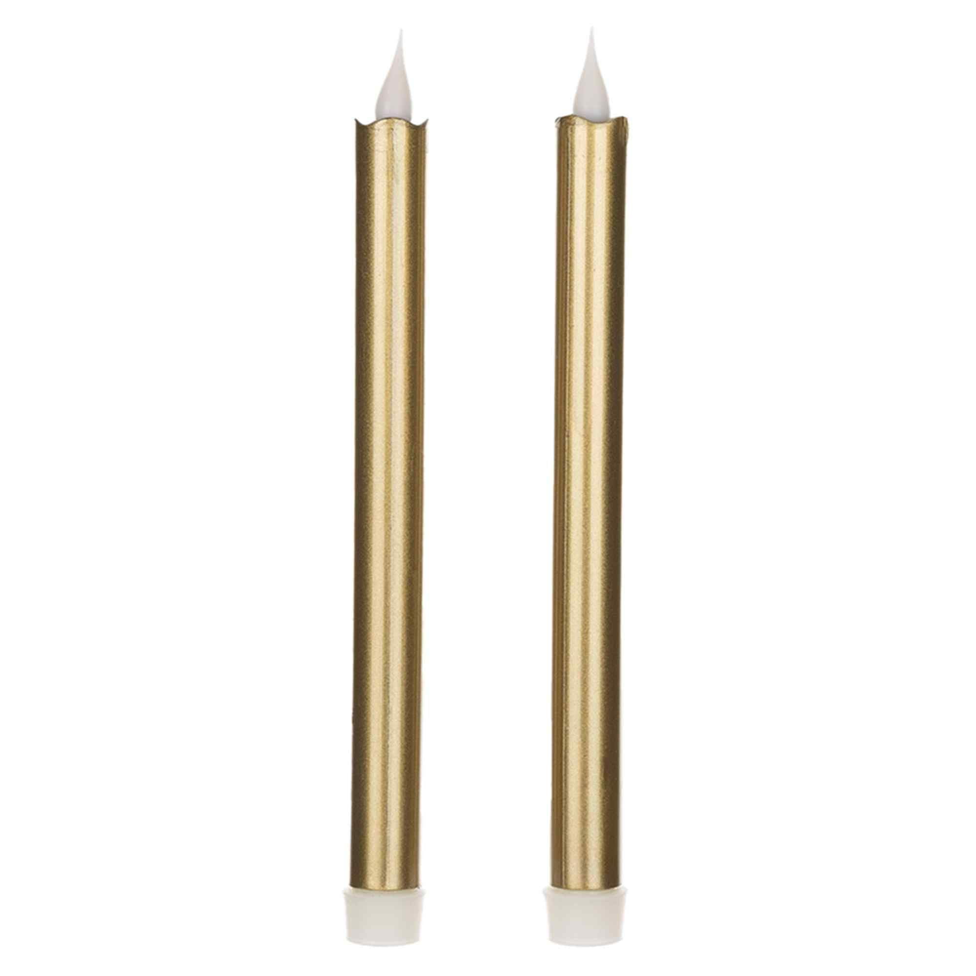 Melrose 87698 Simplux LED Taper Candle, 10"H Wax/Plastic, with 6 Hour ...