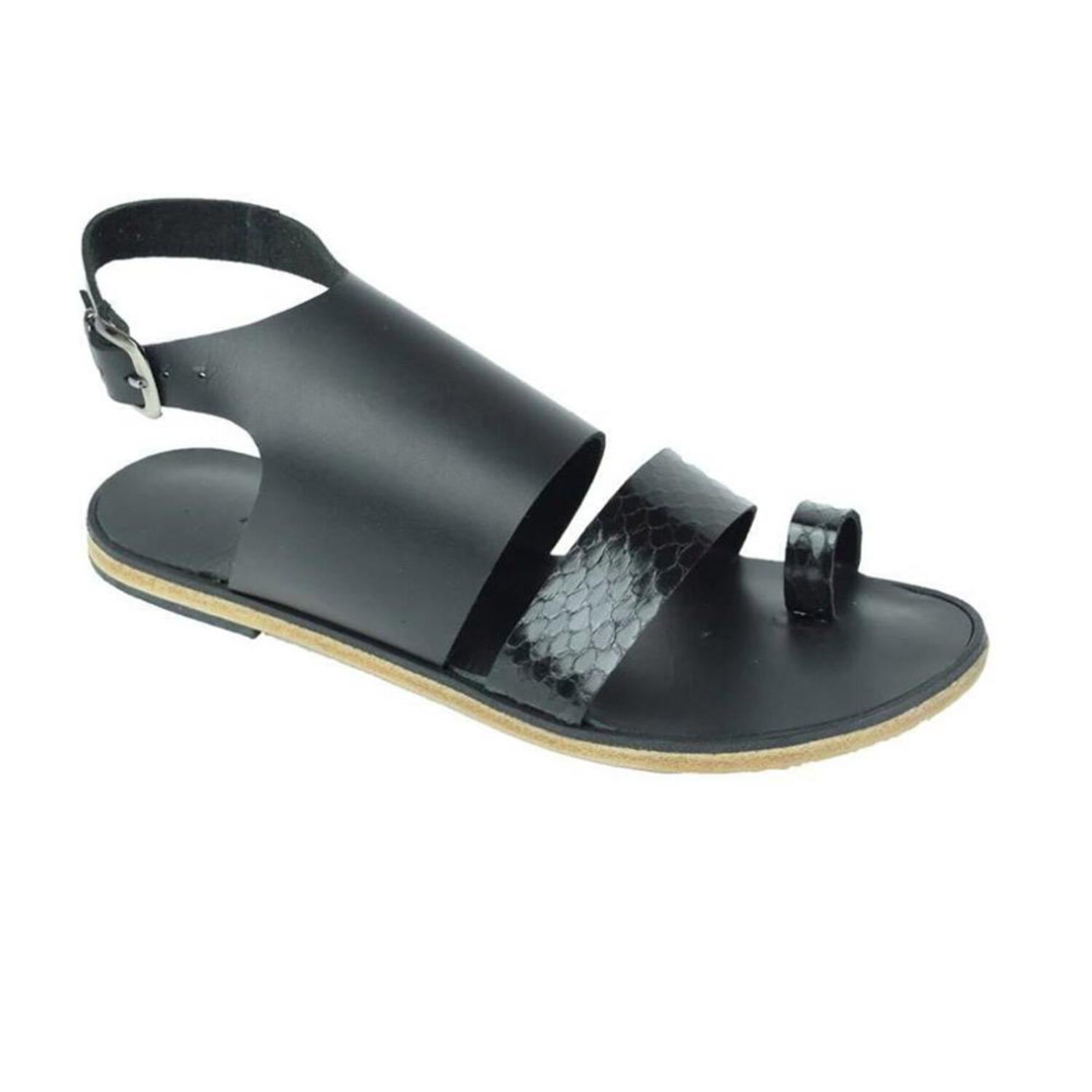 Melrose Avenue - Snake Skin Leather Sandal - Womens Sandals - Walmart.com