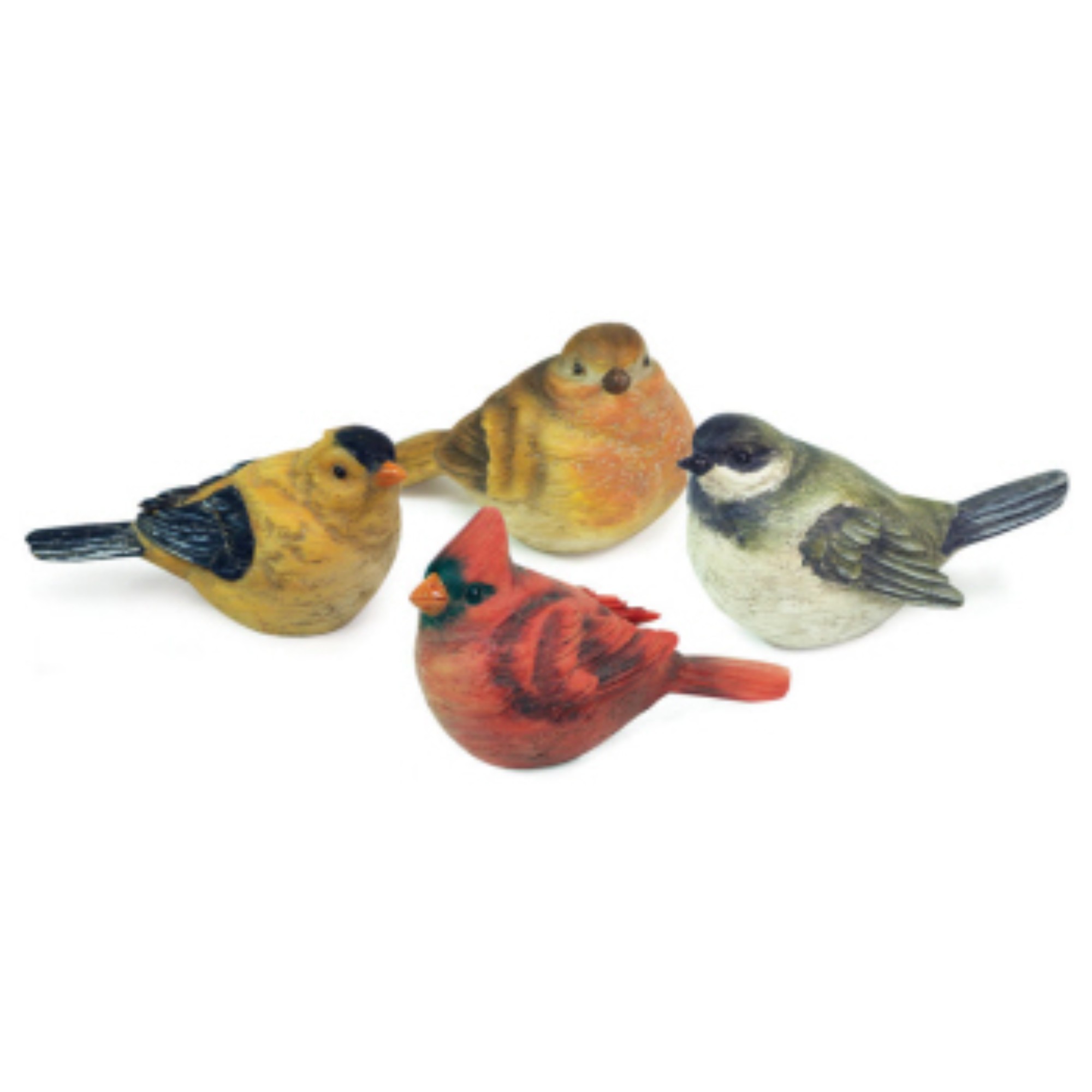 Melrose Birds Tabletop Figurines - 4" - Multicolor - Set of 12 ...