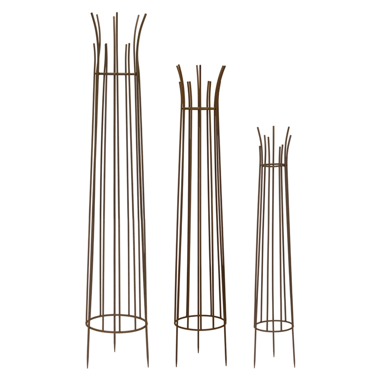 Melrose Home Decorative Obelisks (Set of 3) 46.75"H, 59"H, 66"H ...