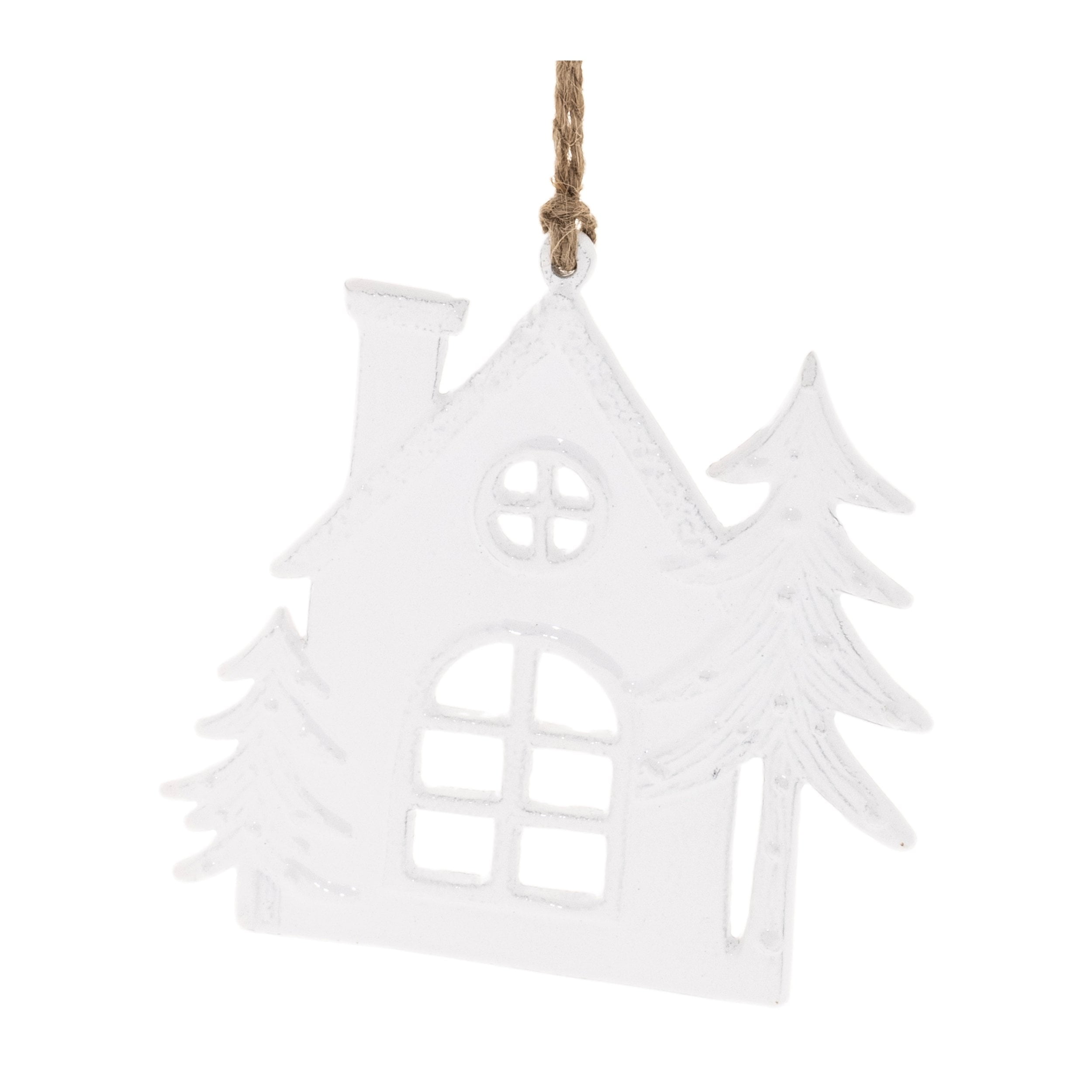 Melrose House Ornament Set of 12 - Walmart.com