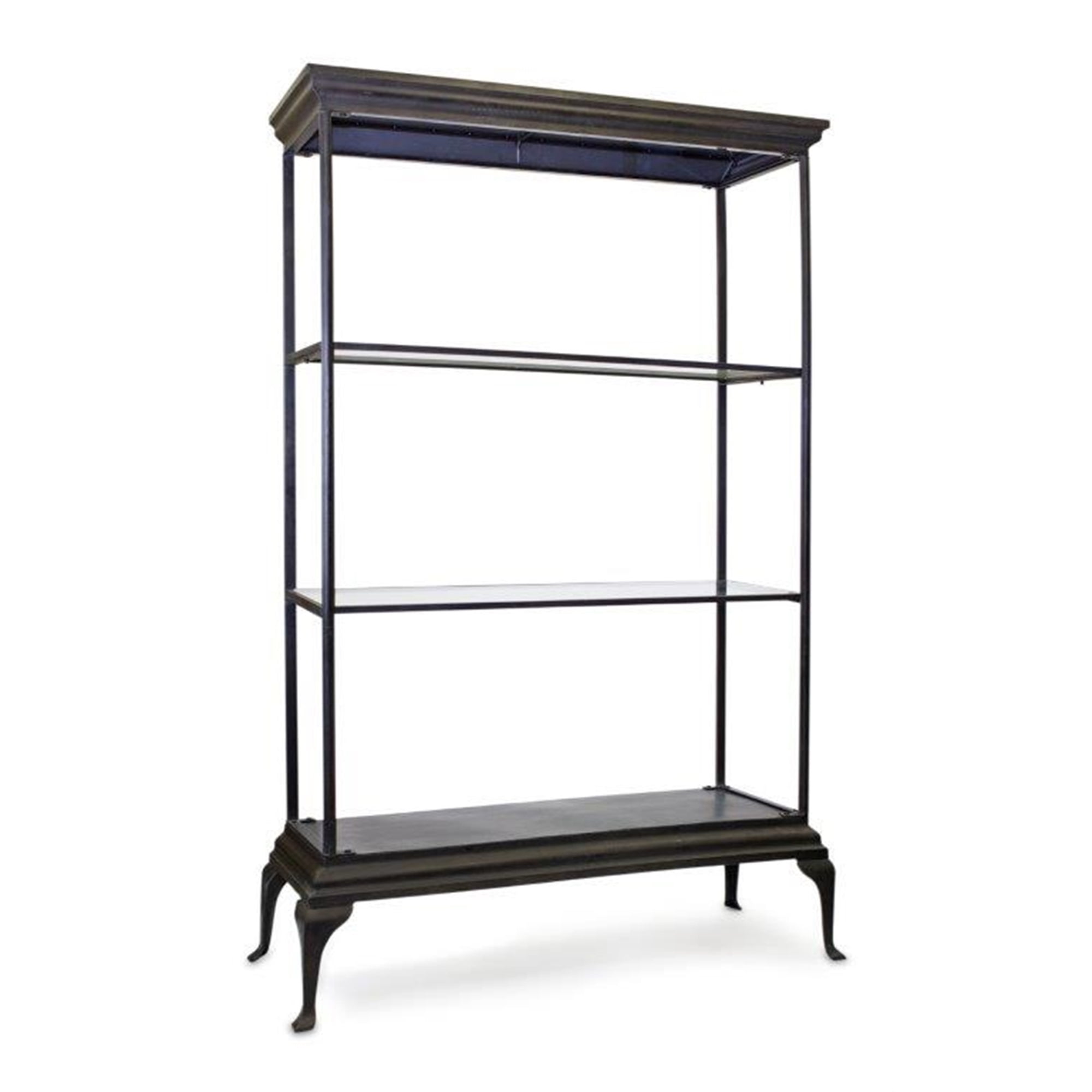 Melrose International 82000DS 6.5 ft. x 49.5 in. Iron & Glass Floor ...