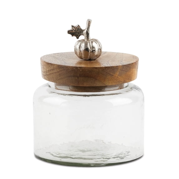 Melrose International Canister w/Pumpkin Pull (Set of 2) 6"D x 7.5"H ...
