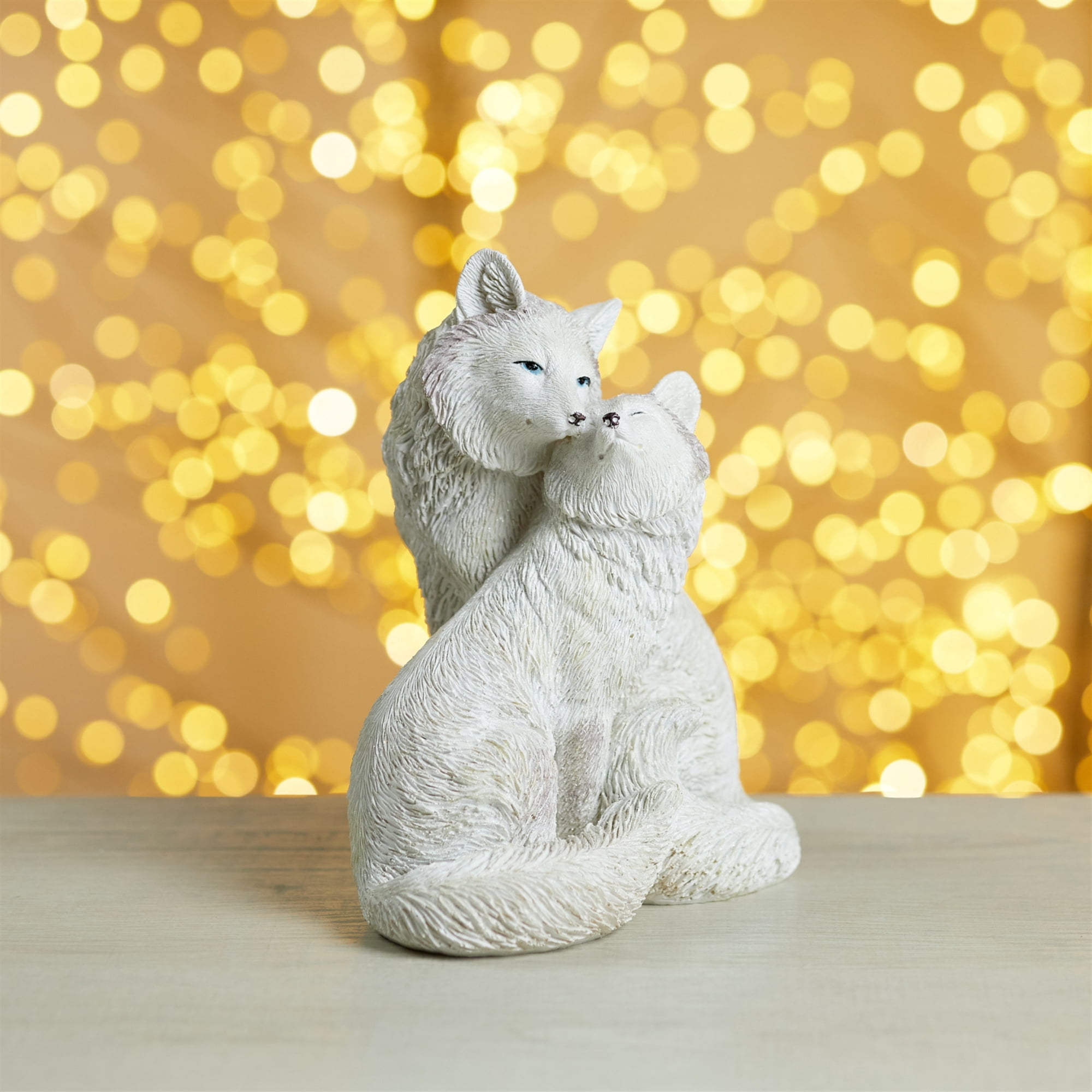 Melrose Winter Fox Couple Christmas Figurines - 8" - Set of 2 - Walmart.com