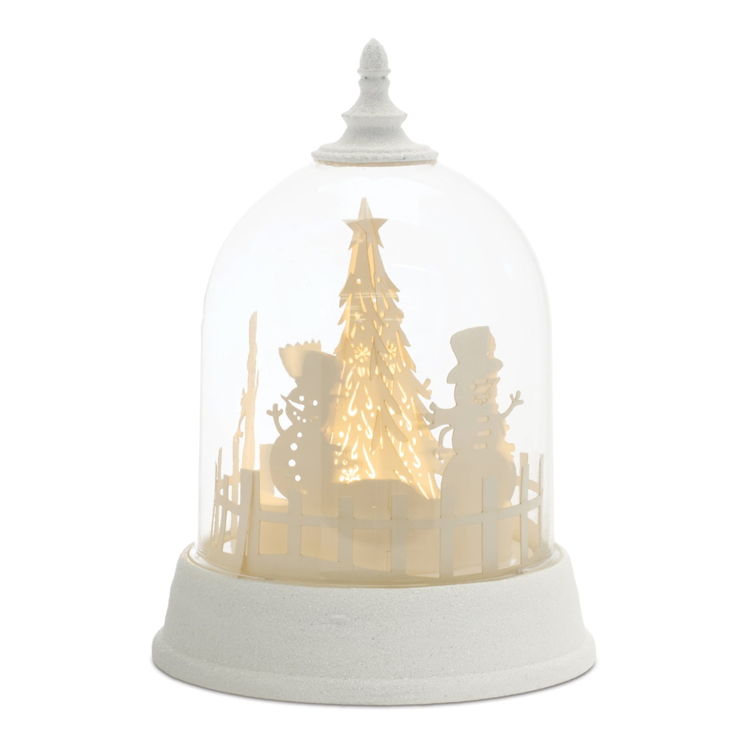 Melrose LED Rotating Snowman Globe 8.5"H - Walmart.com