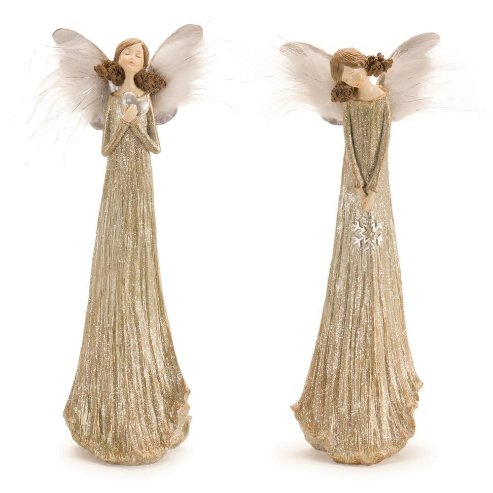 Melrose International LLC Angel (Set of 2) 14"H Resin - Walmart.com