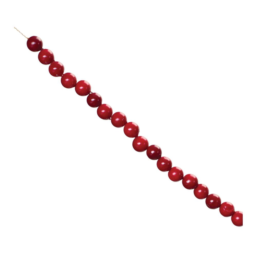 Melrose Cranberry Artificial Christmas Garlands - 6' x 0.5" - Unlit ...